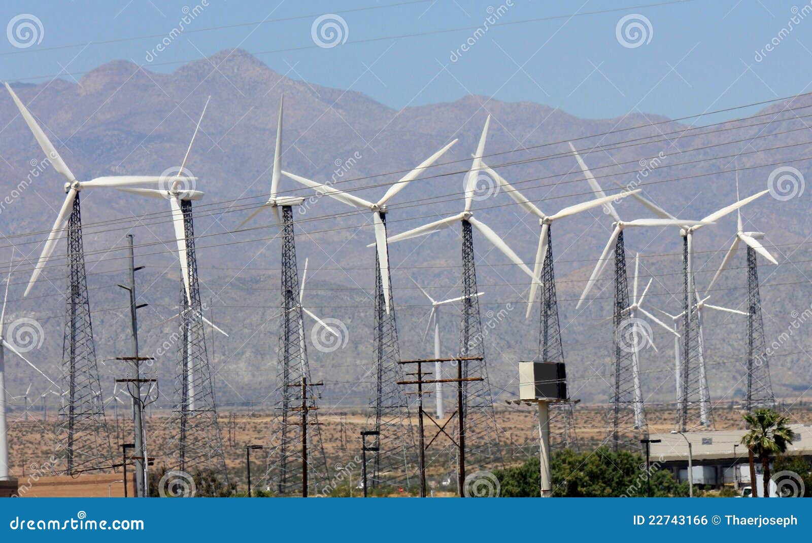 Windmill Farm stock photo. Image of cloud, electric, mill - 22743166
