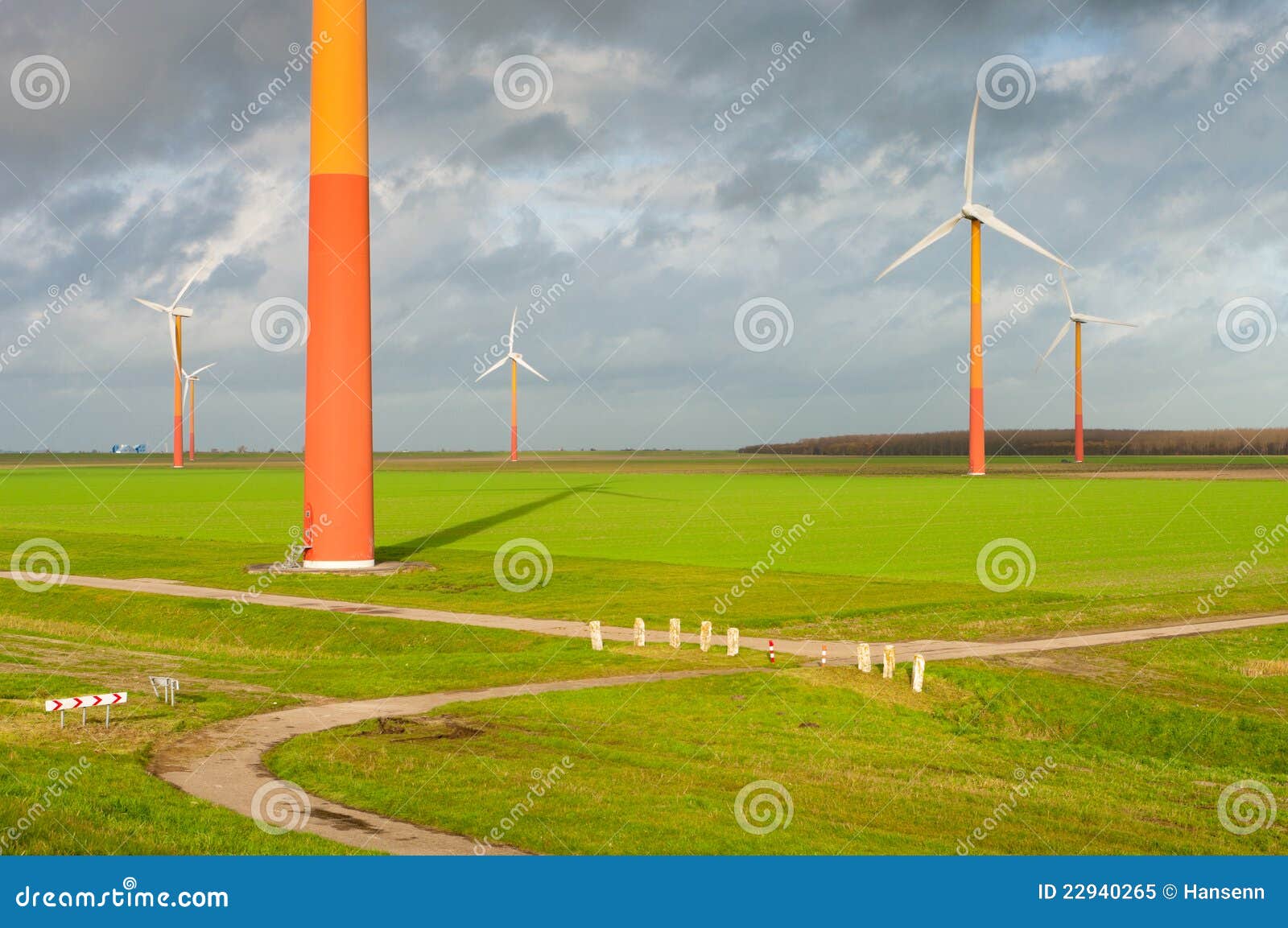 Windmill farm stock image. Image of machine, modern, rural - 22940265