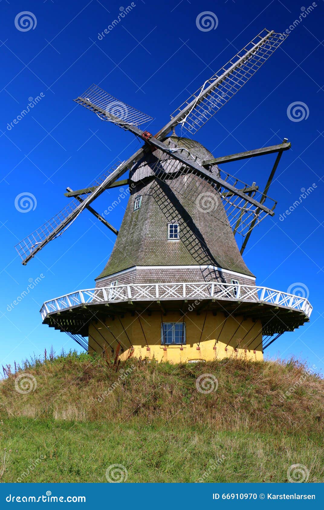 Windmill Front stock photo. Image of windmill, building - 66910970