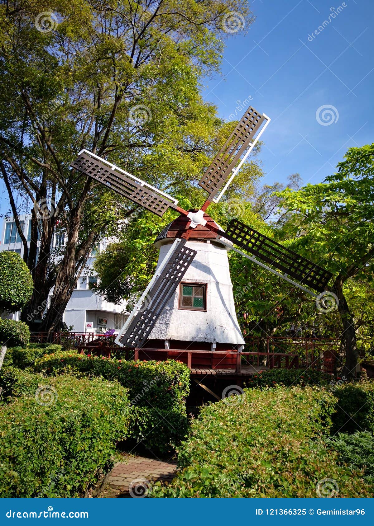 A Small Windmill beside the Melaka River Stock Image - Image of melaka ...