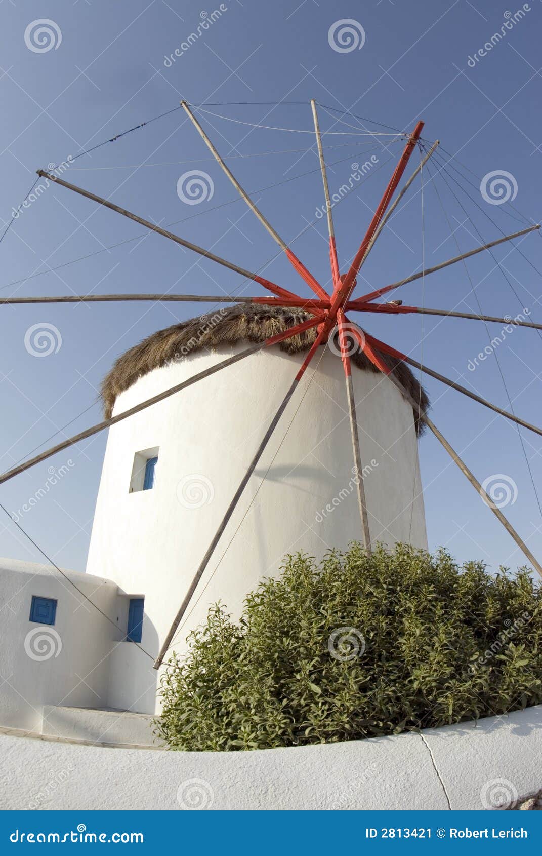 Windmill greek islands stock image. Image of energy, power - 2813421