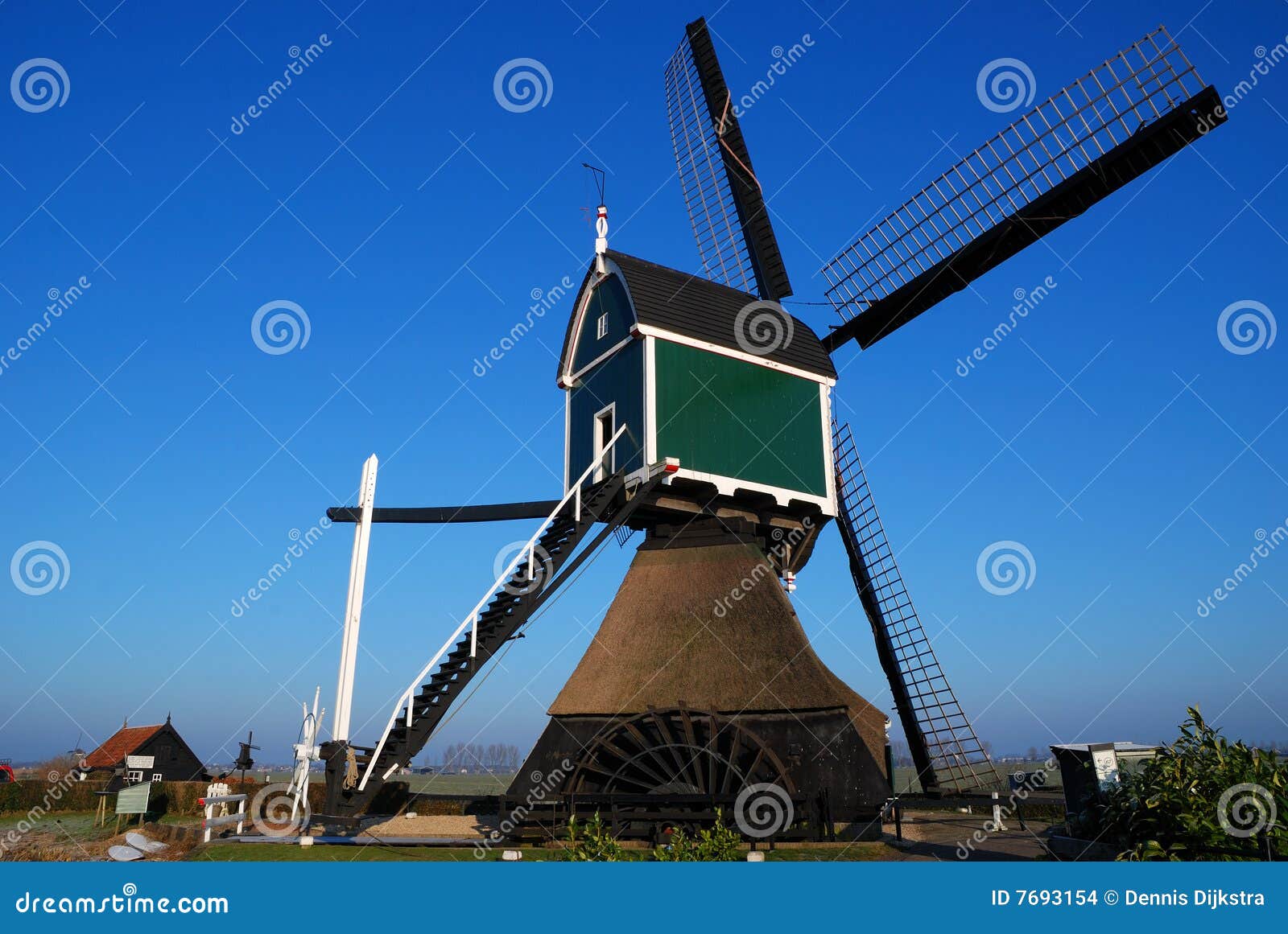 Windmill green stock photo. Image of heritage, nature - 7693154