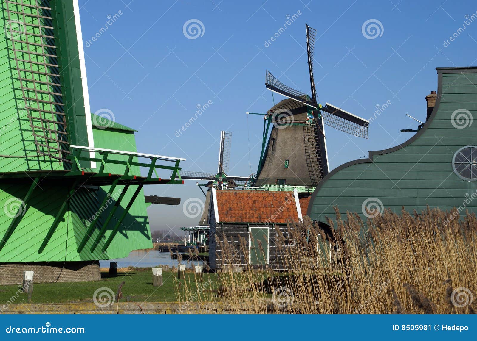Windmill for Grinding Pigments Stock Image - Image of historical ...