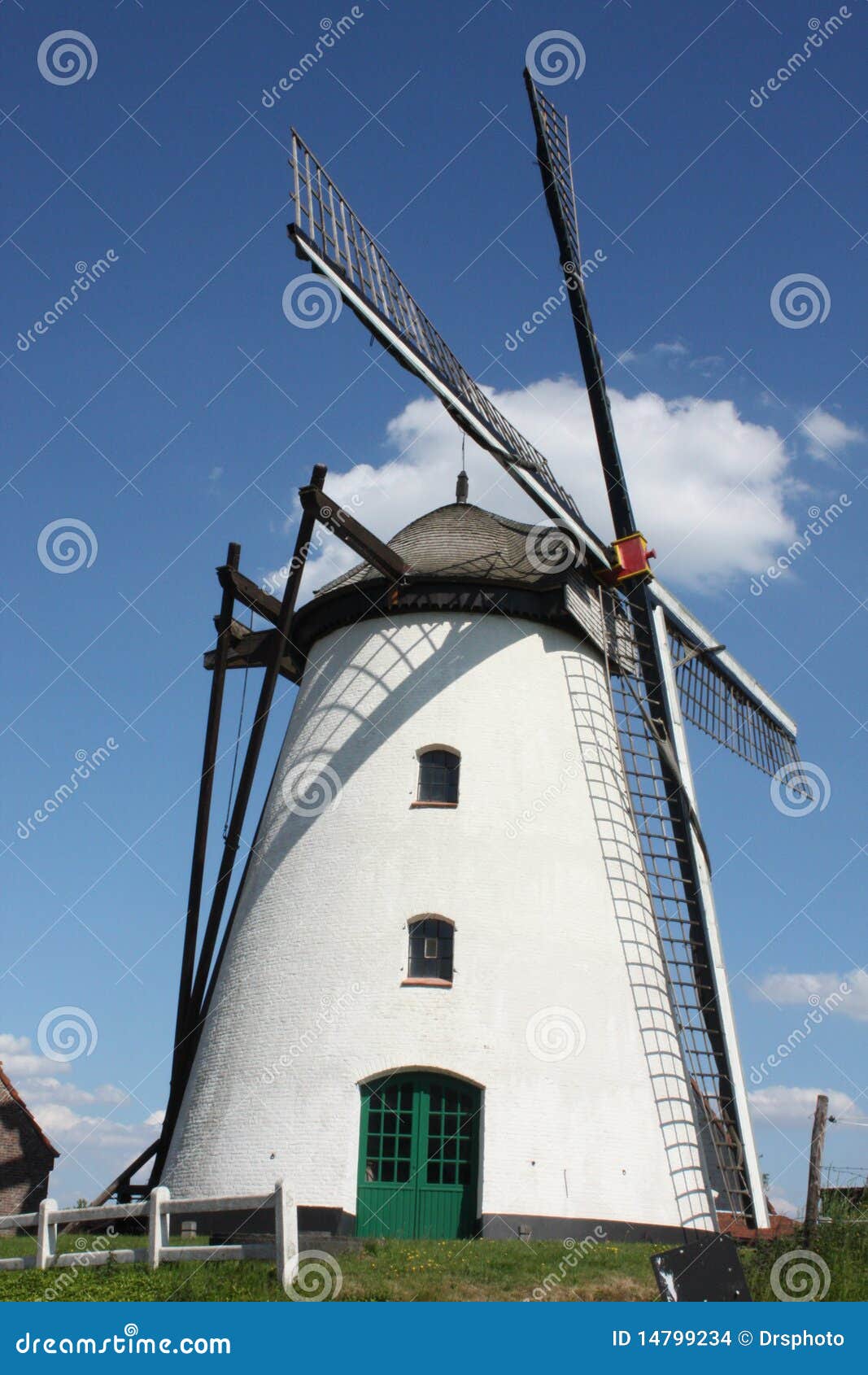 Windmill Herzele Belgium stock photo. Image of mill, herzele - 14799234