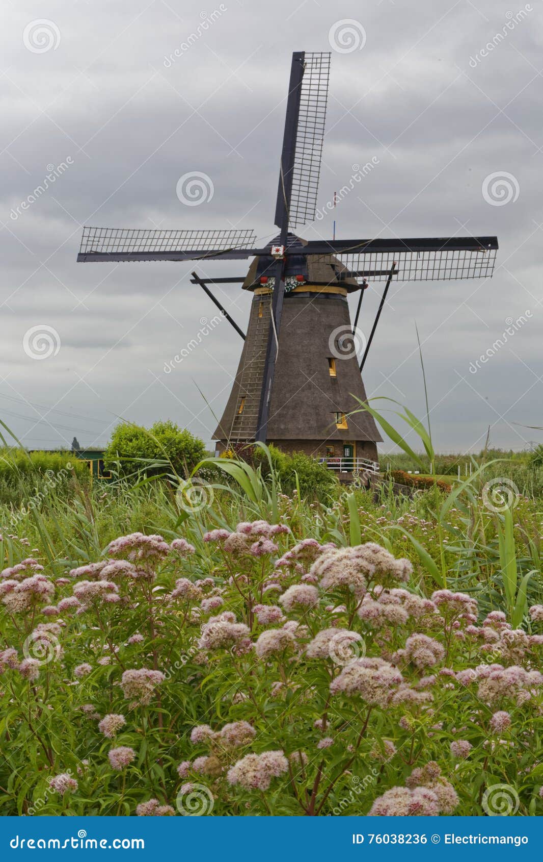 Windmill stock photo. Image of country, wind, countryside - 76038236