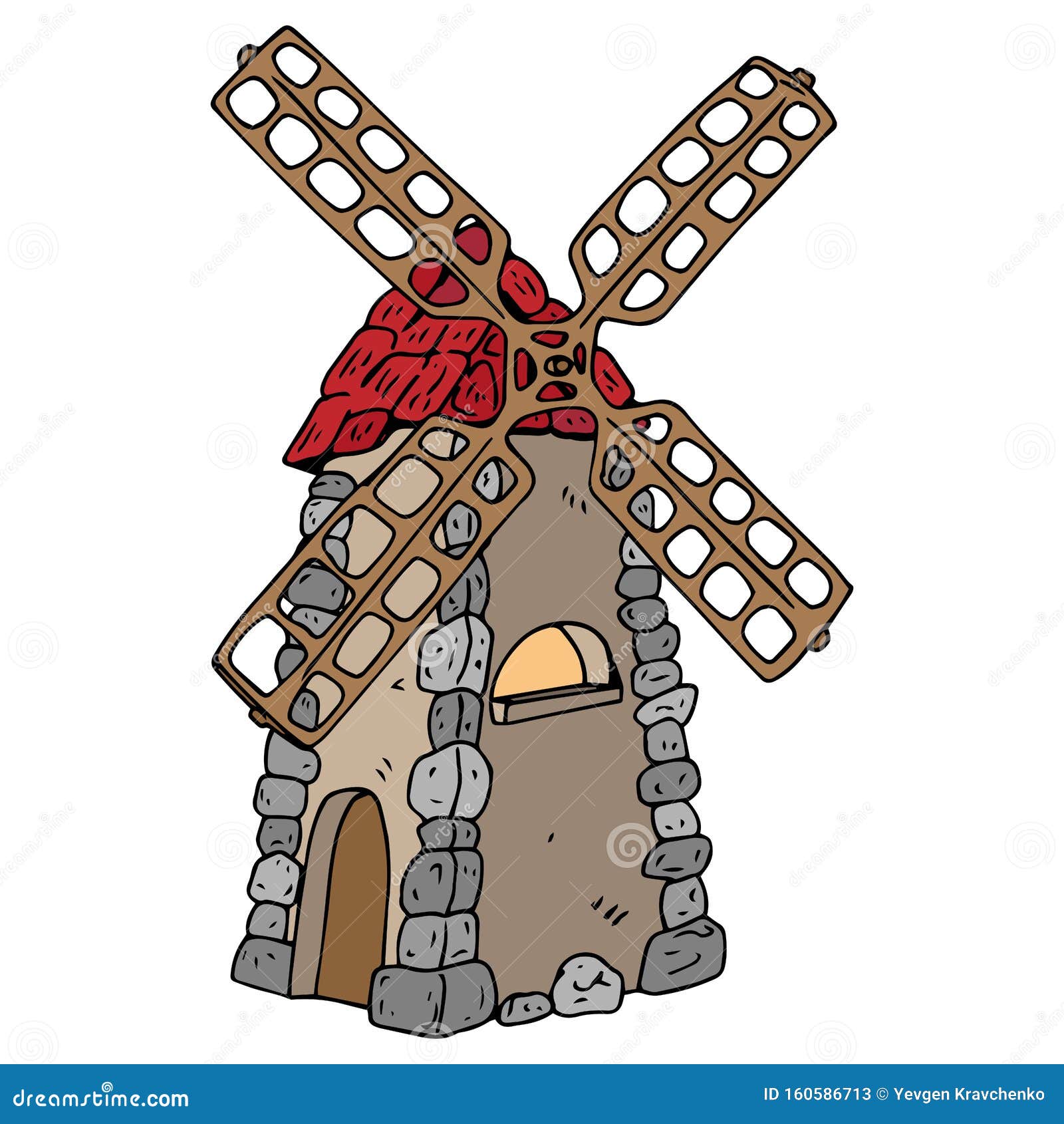 Cartoon Mill Vector Illustration | CartoonDealer.com #15753806