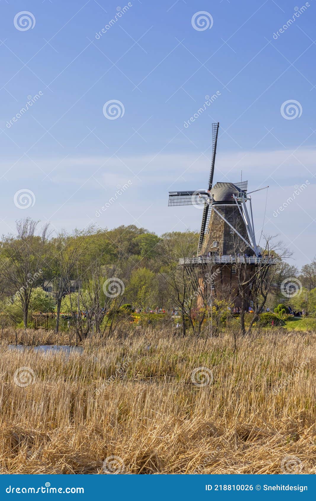 Windmill in Windmill Island in Holland, Michigan Editorial Photo ...