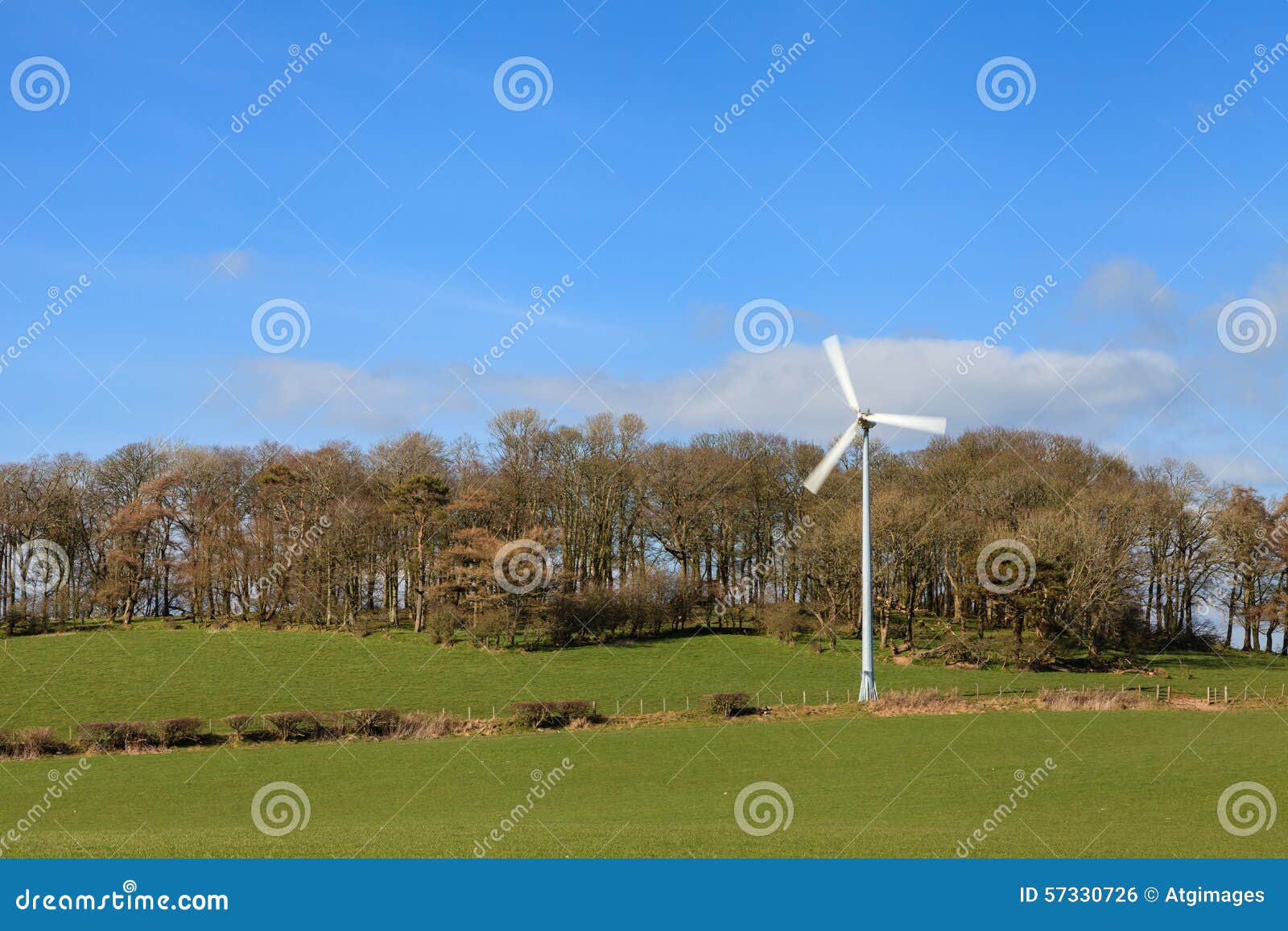 Windmill Landscape editorial photo. Image of spinning - 57330726