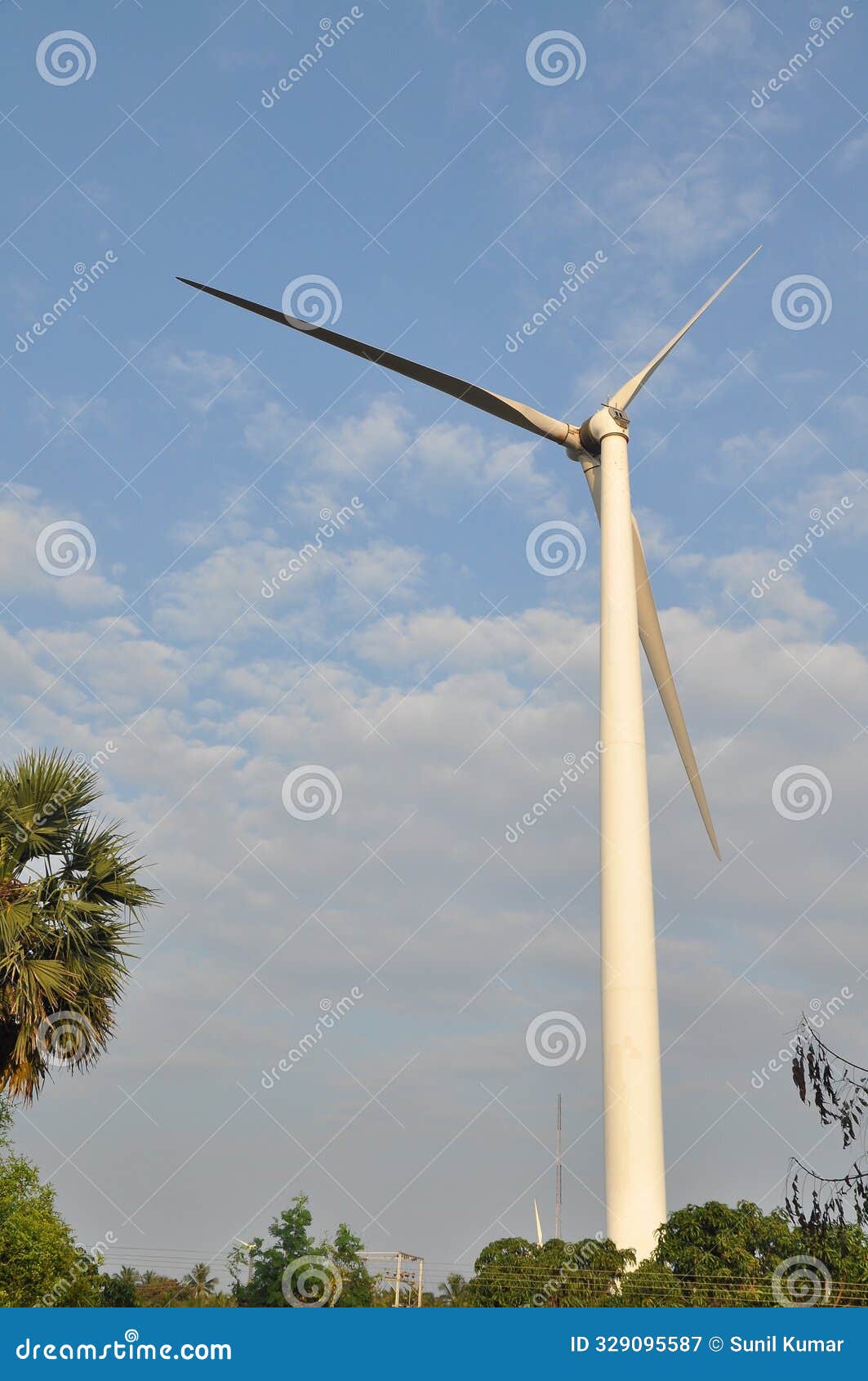 Windmill, Machine, Electricity, Sky, Blue, Trees, Power Generation ...