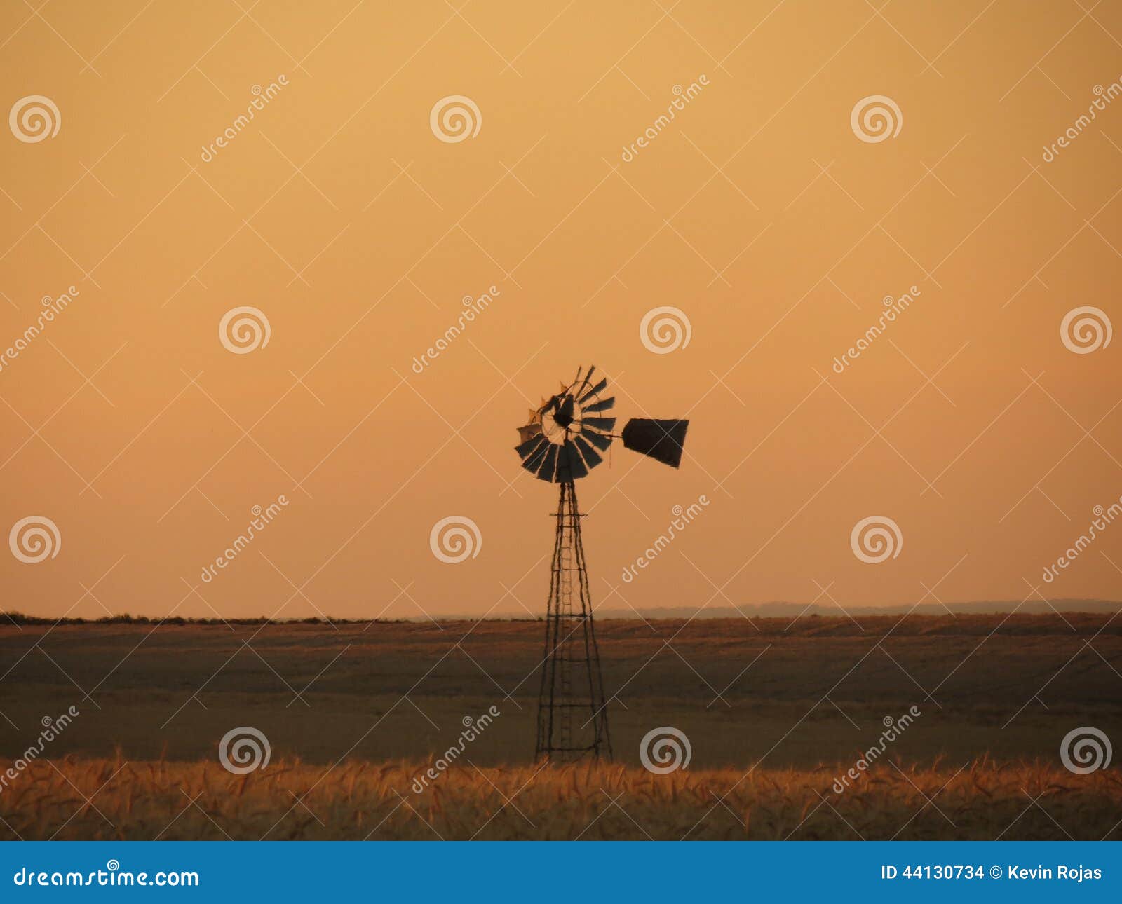 Windmill stock photo. Image of field, windmill, scene - 44130734