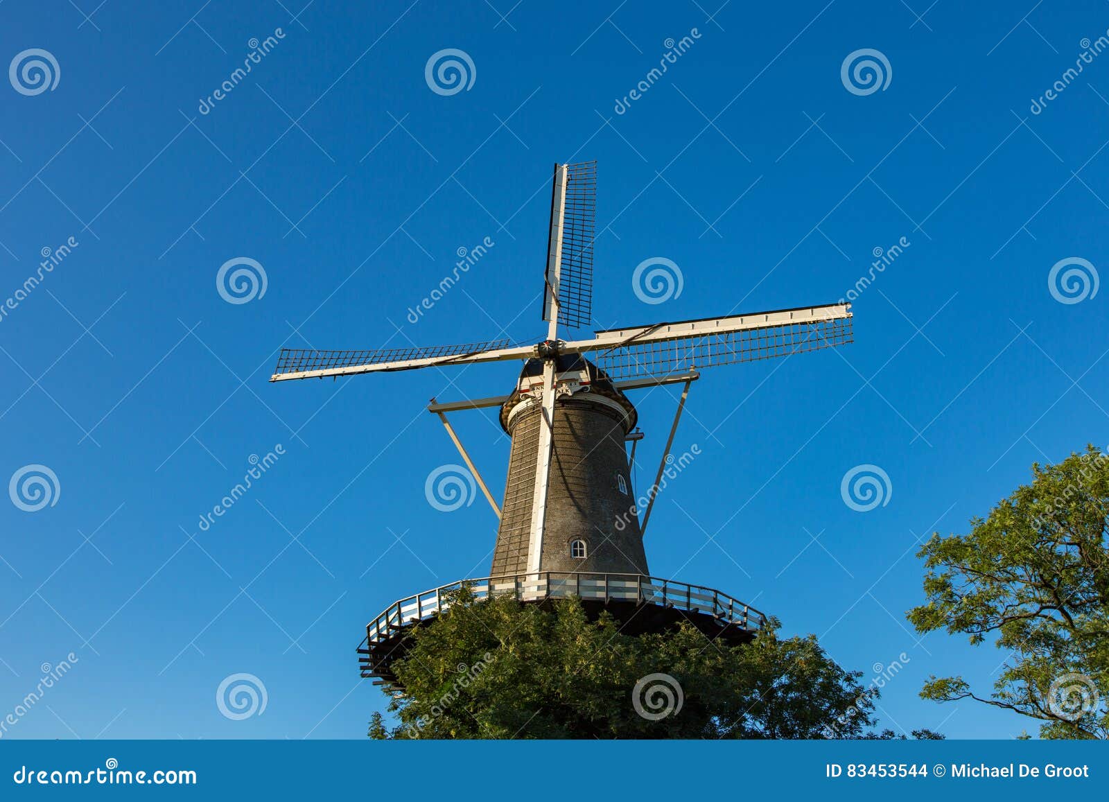 Windmill Museum De Valk in Leiden. Stock Photo - Image of 1734, tourism ...
