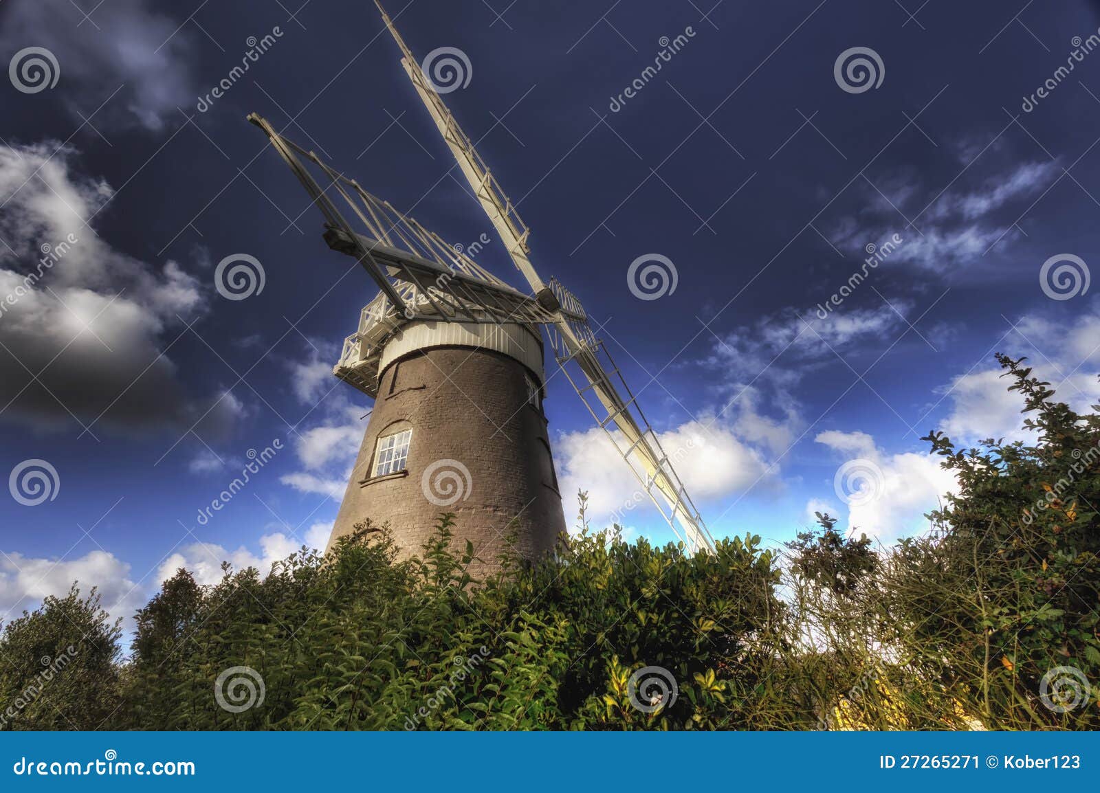 Windmill Norfolk stock image. Image of season, straw - 27265271