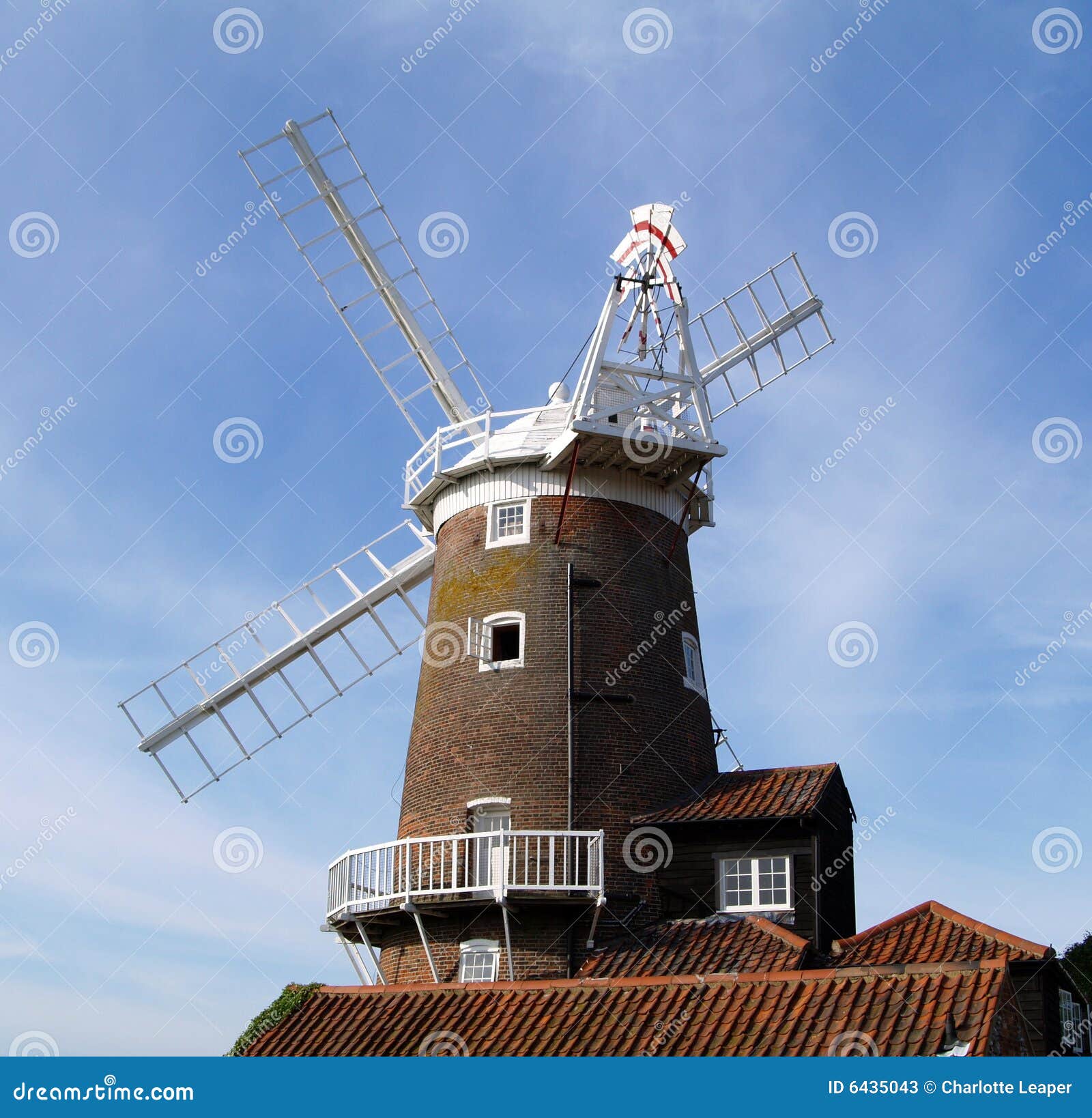Windmill in Norfolk, England Stock Image - Image of summer, windmill ...