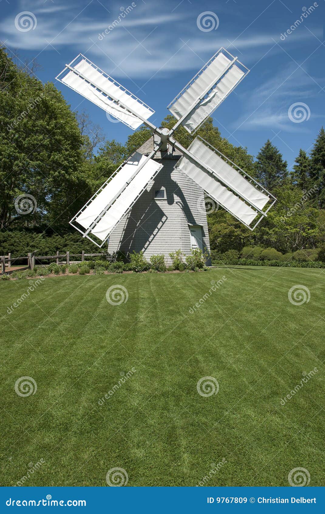 Windmill on old Cape Cod stock image. Image of windmill - 9767809