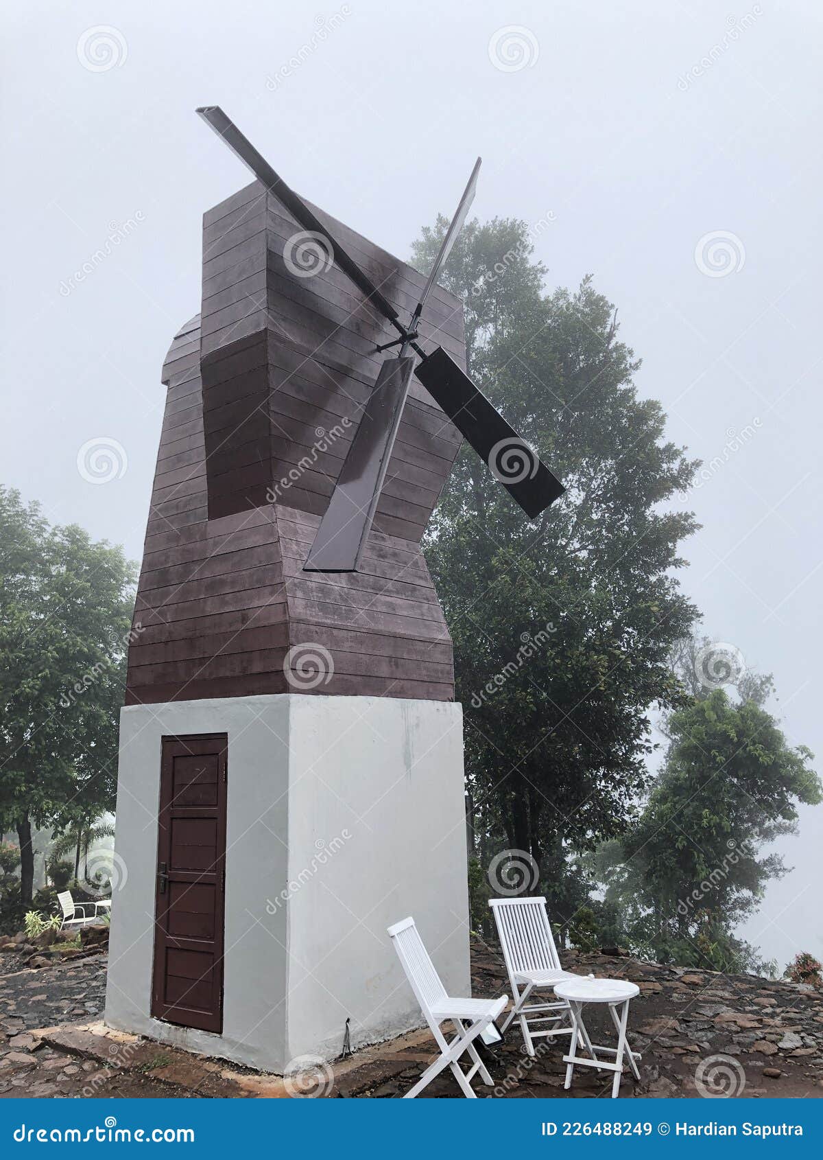 Windmill stock image. Image of windmill, style, chair - 226488249