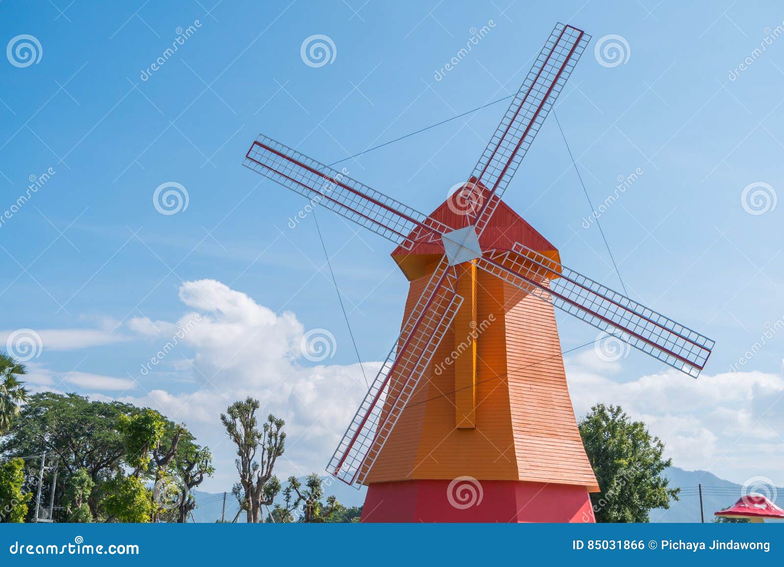Windmill stock photo. Image of countryside, landmark - 85031866