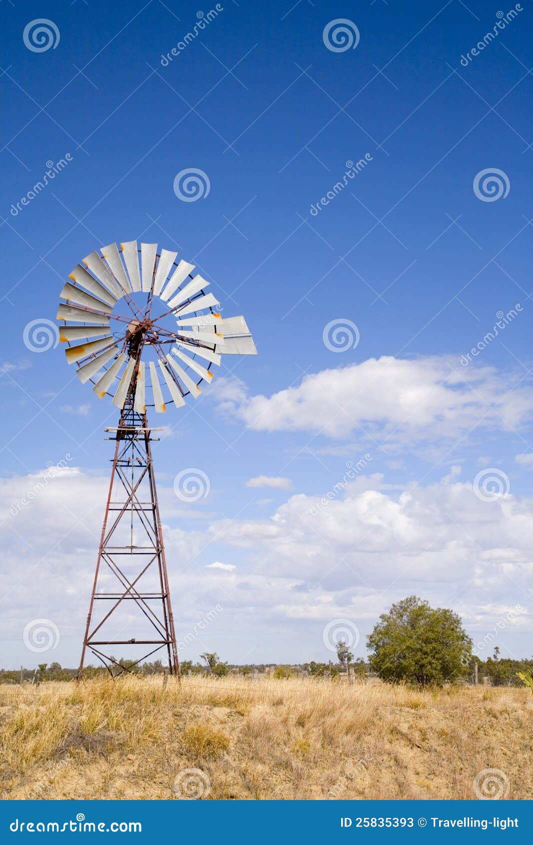 Windmill in Outback Queensland, Australia Stock Image - Image of iconic ...