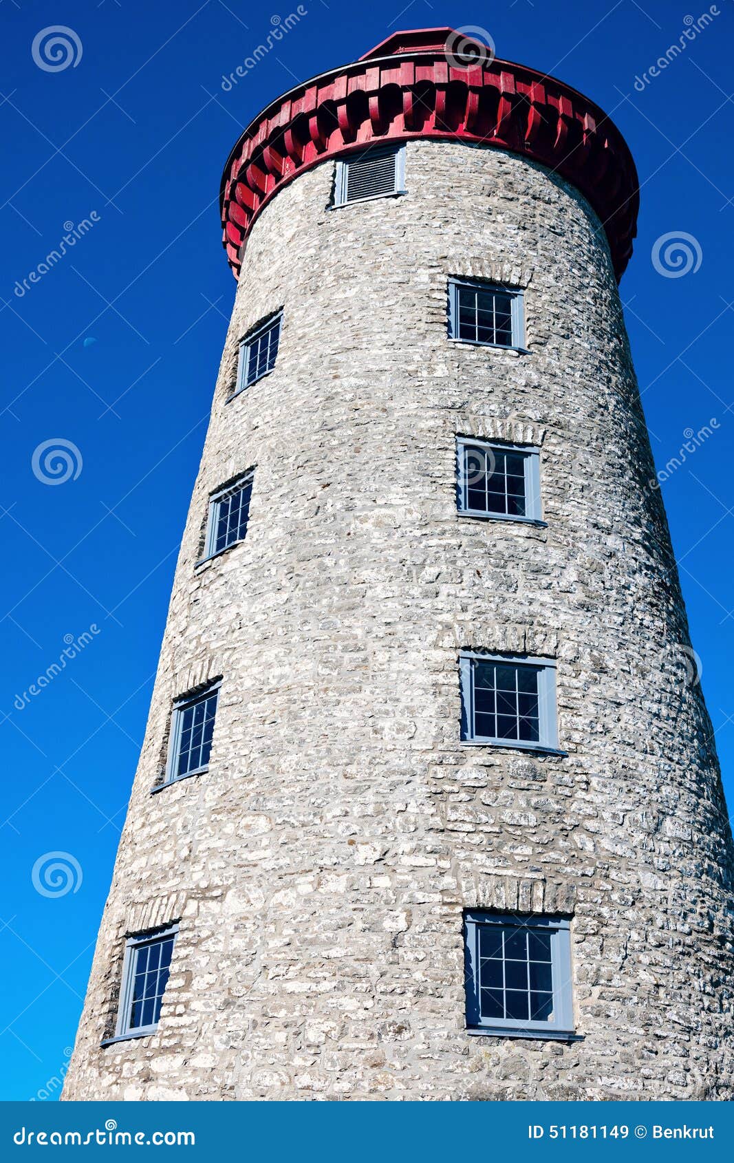 Windmill Point Lighthouse stock image. Image of mill - 51181149
