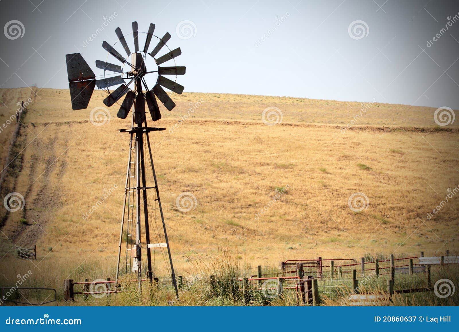 Windmill power stock image. Image of blades, pump, wheat - 20860637
