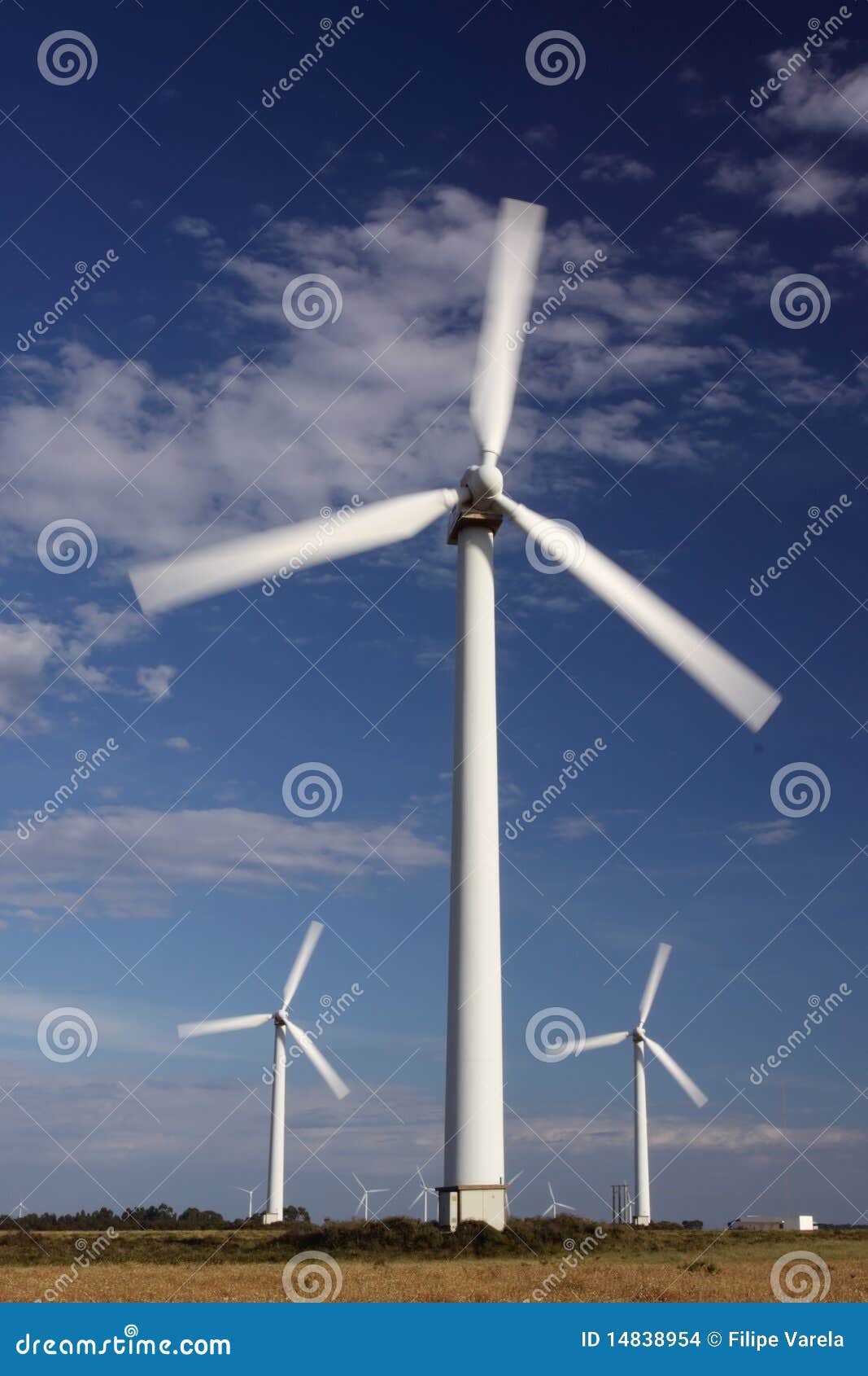 Windmill-renewable Energy Concept Stock Photo - Image of blue ...