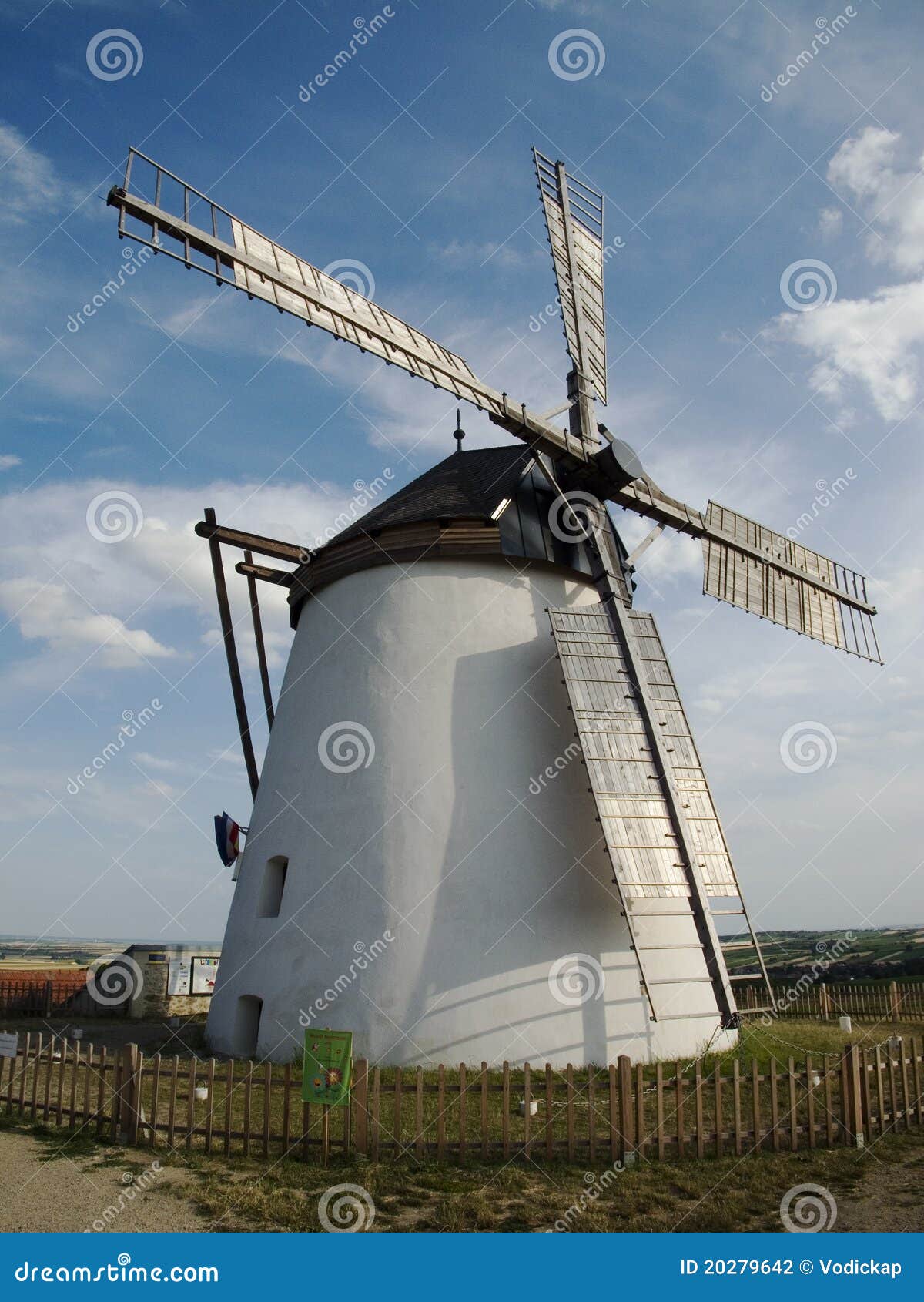 Windmill in Retz, Austria stock photo. Image of locations - 20279642