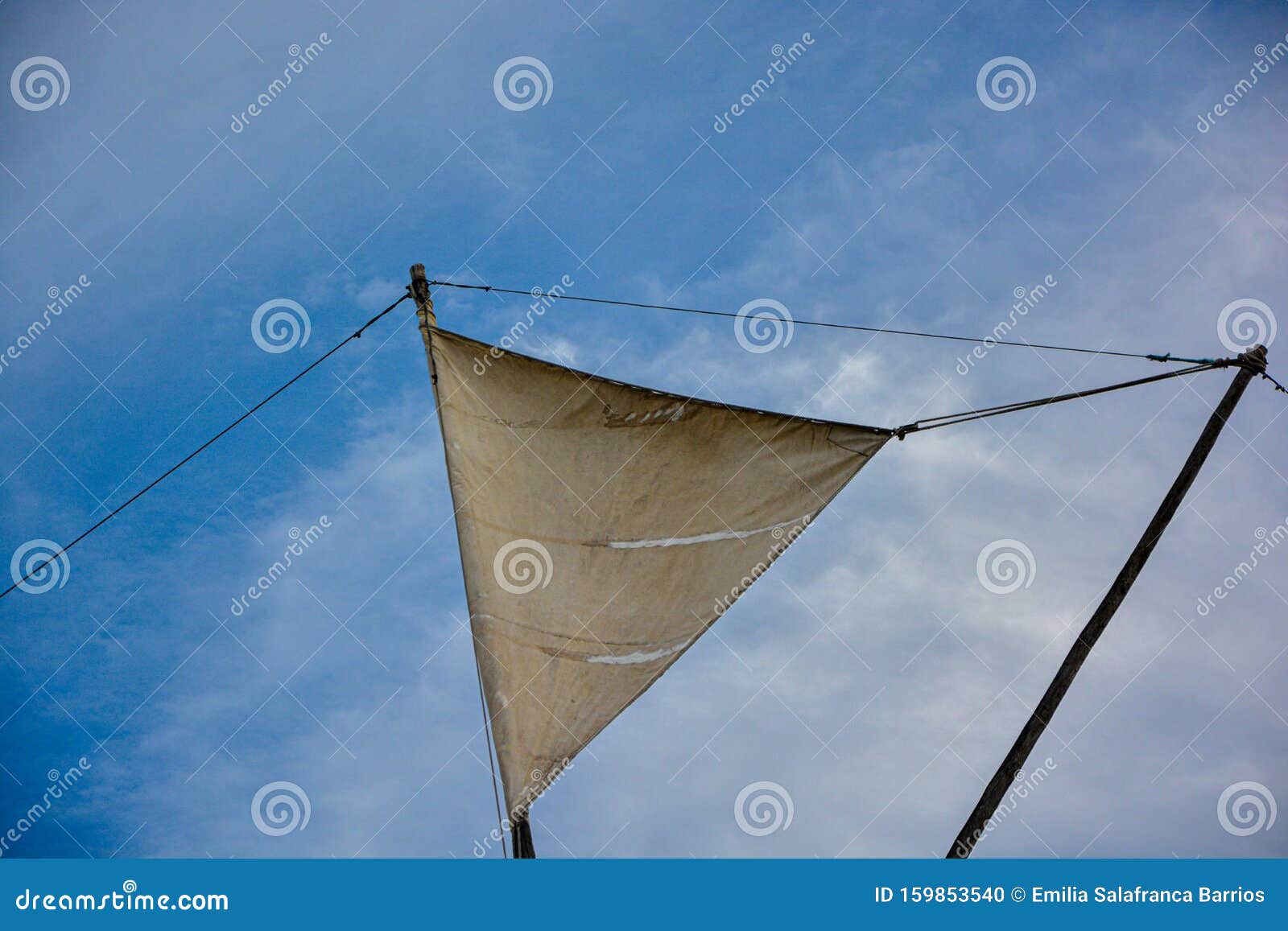 Windmill Sails in Action for Milling Wheat Stock Photo - Image of rural ...
