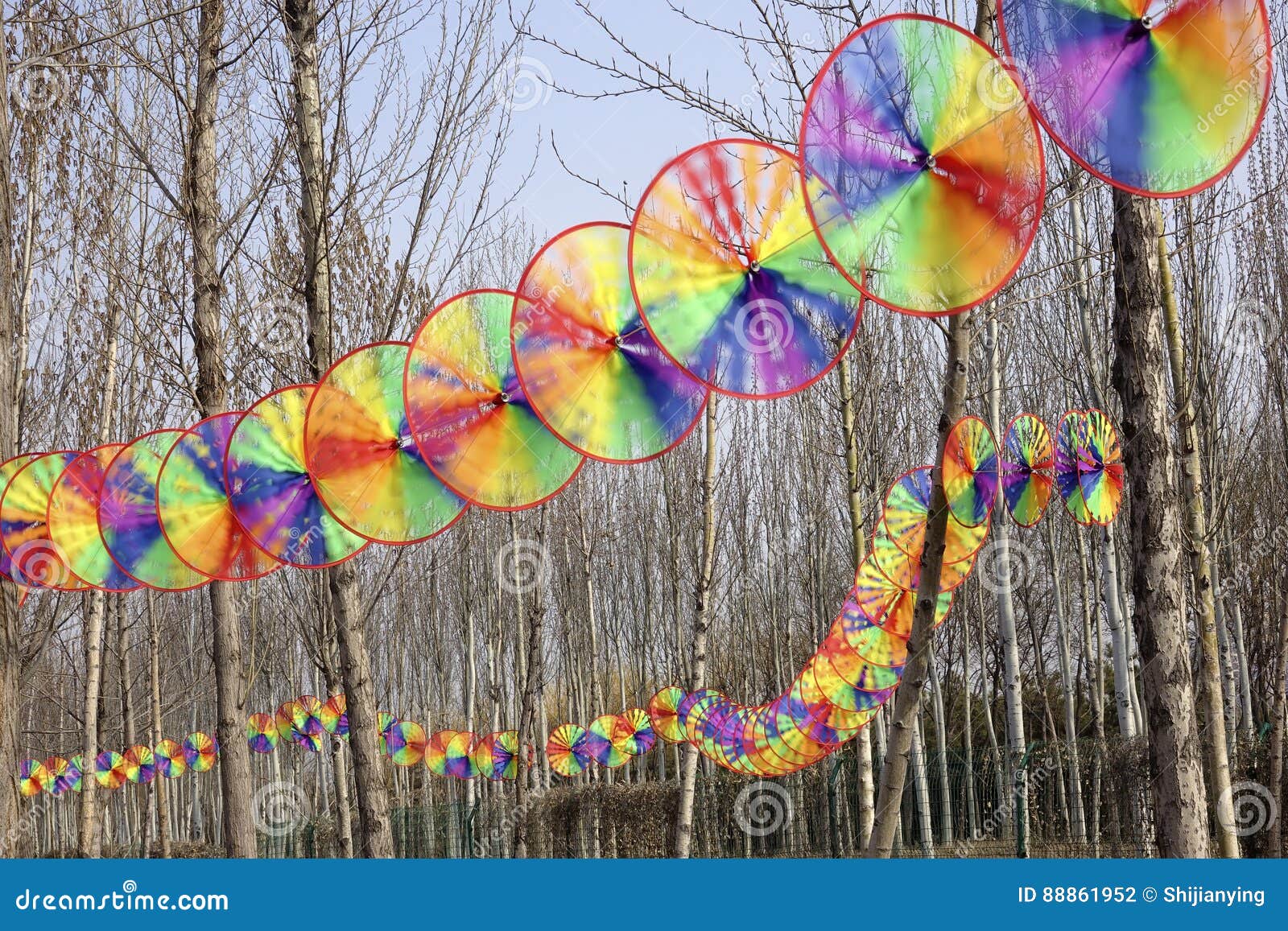 Windmill show stock photo. Image of pinwheels, coloured - 88861952