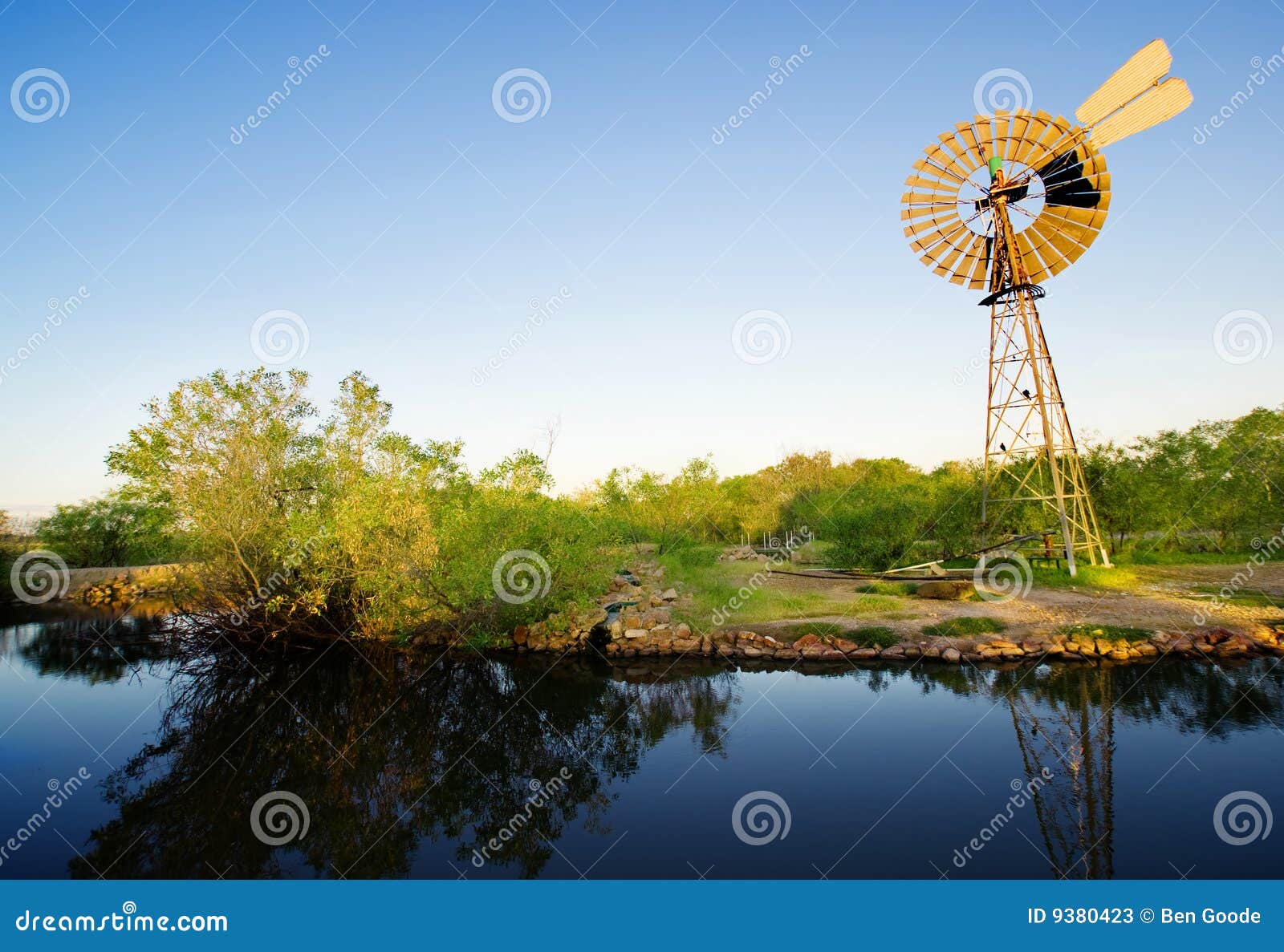 Windmill Springs stock image. Image of water, northern - 9380423