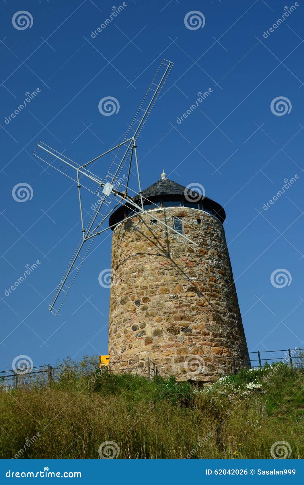 Windmill at St. Monans stock photo. Image of conical - 62042026