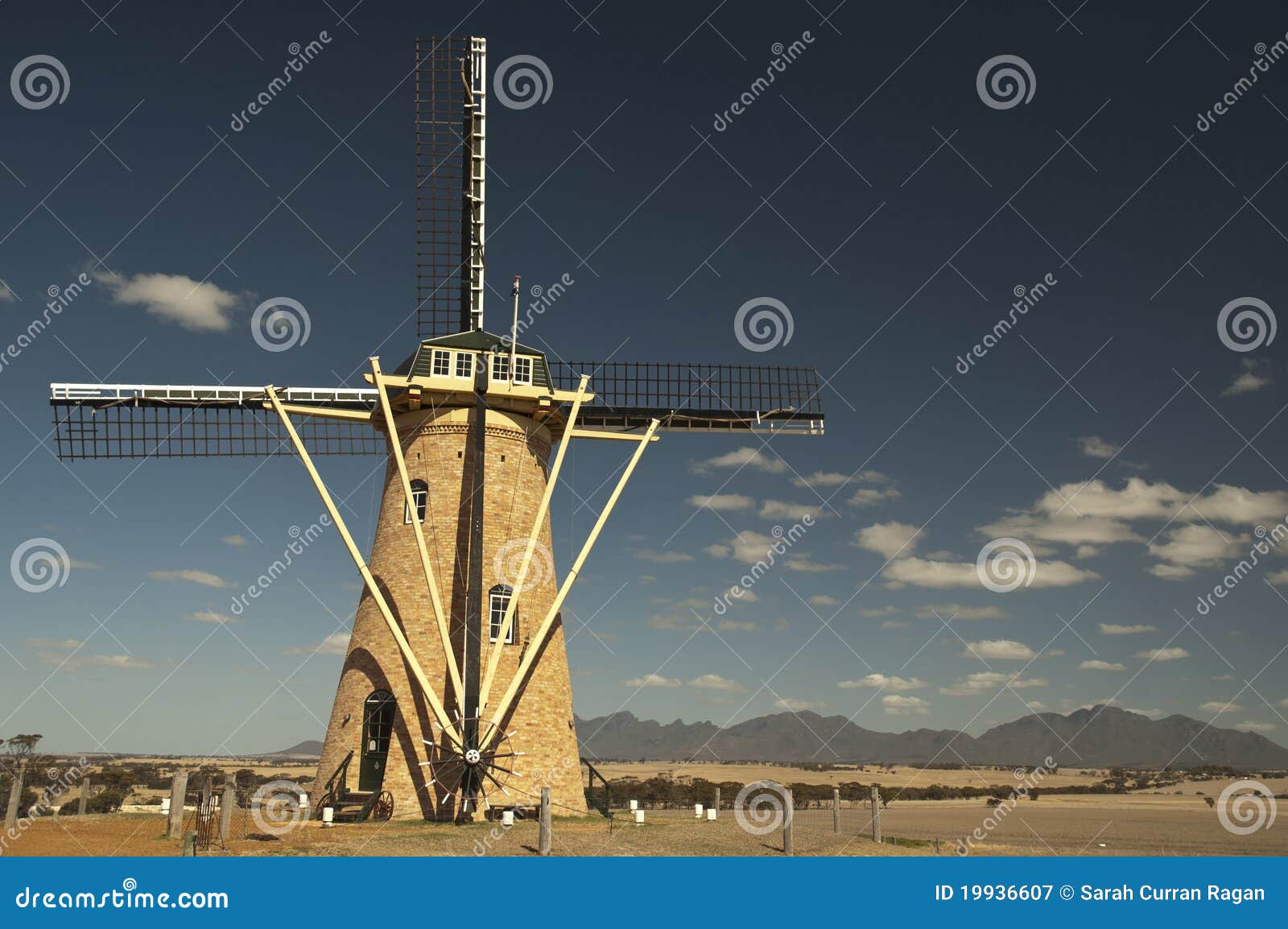 Windmill in the Stirling Ranges, Australia Stock Image - Image of farm ...