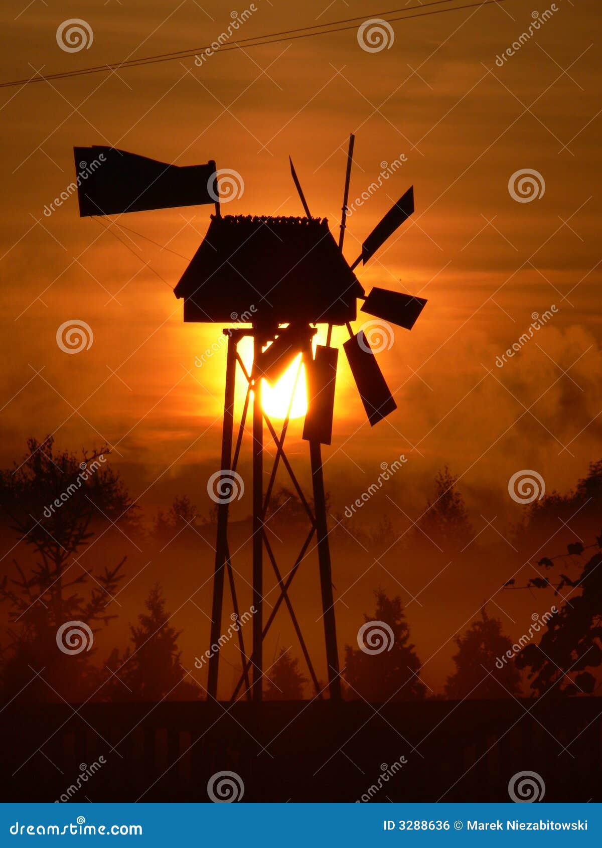 Windmill in sun stock photo. Image of garden, windmill - 3288636