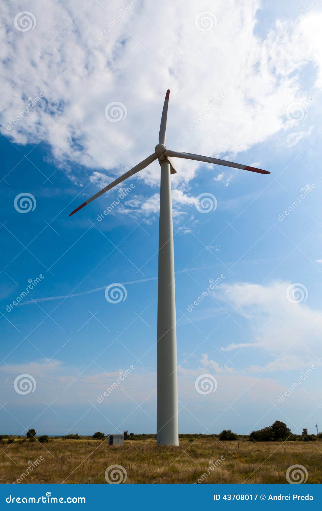 Windmill on sunny day stock image. Image of clean, renewable - 43708017