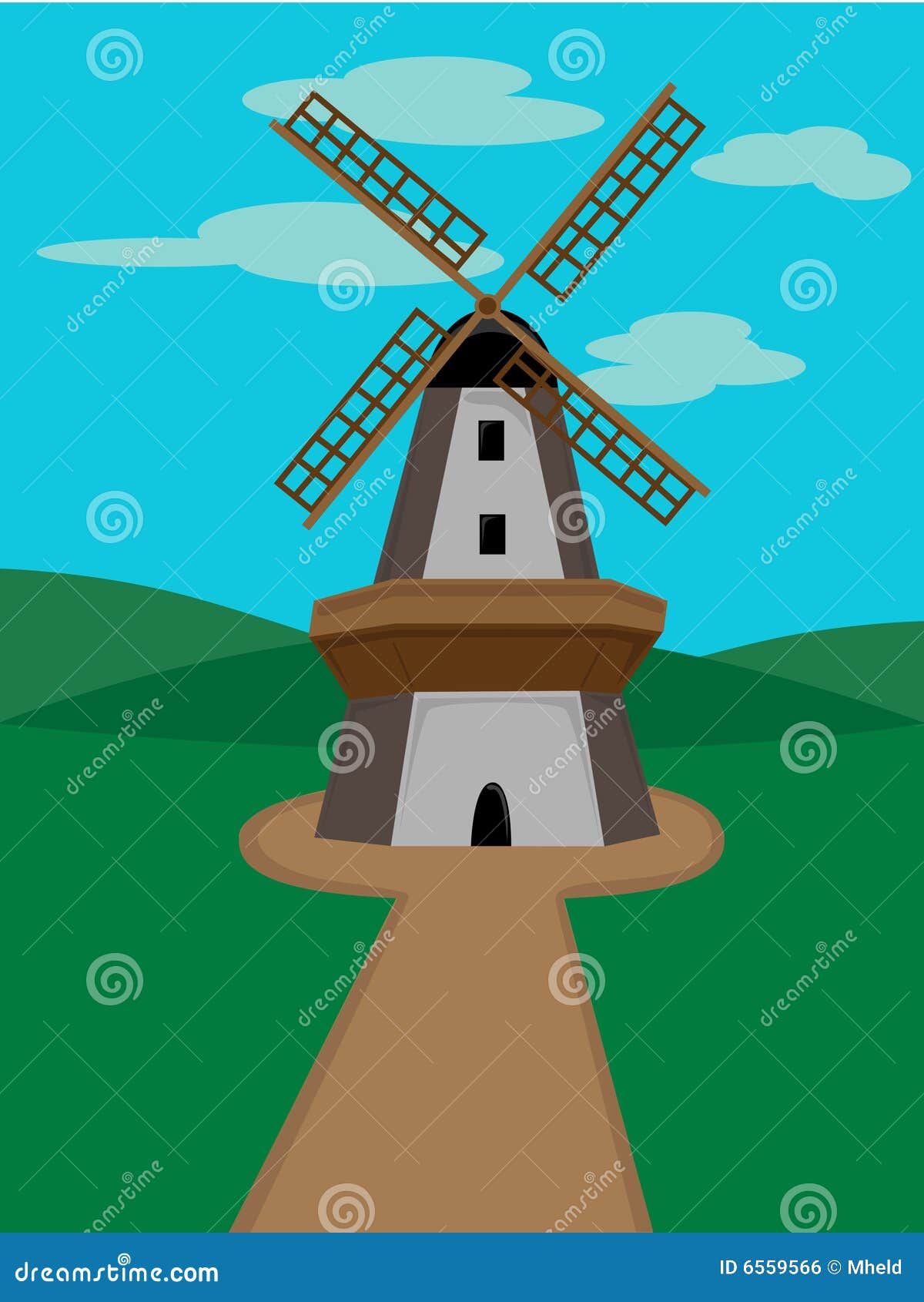 Simple Windmill Stock Illustrations – 3,941 Simple Windmill Stock ...