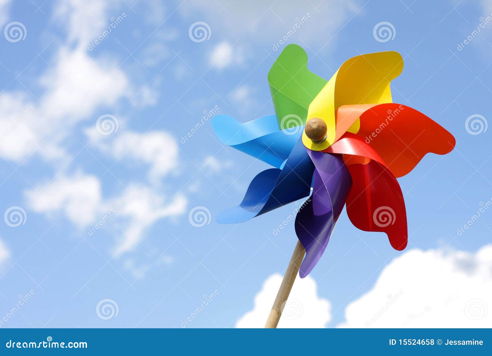 Windmill toy stock photo. Image of background, breath - 15524658