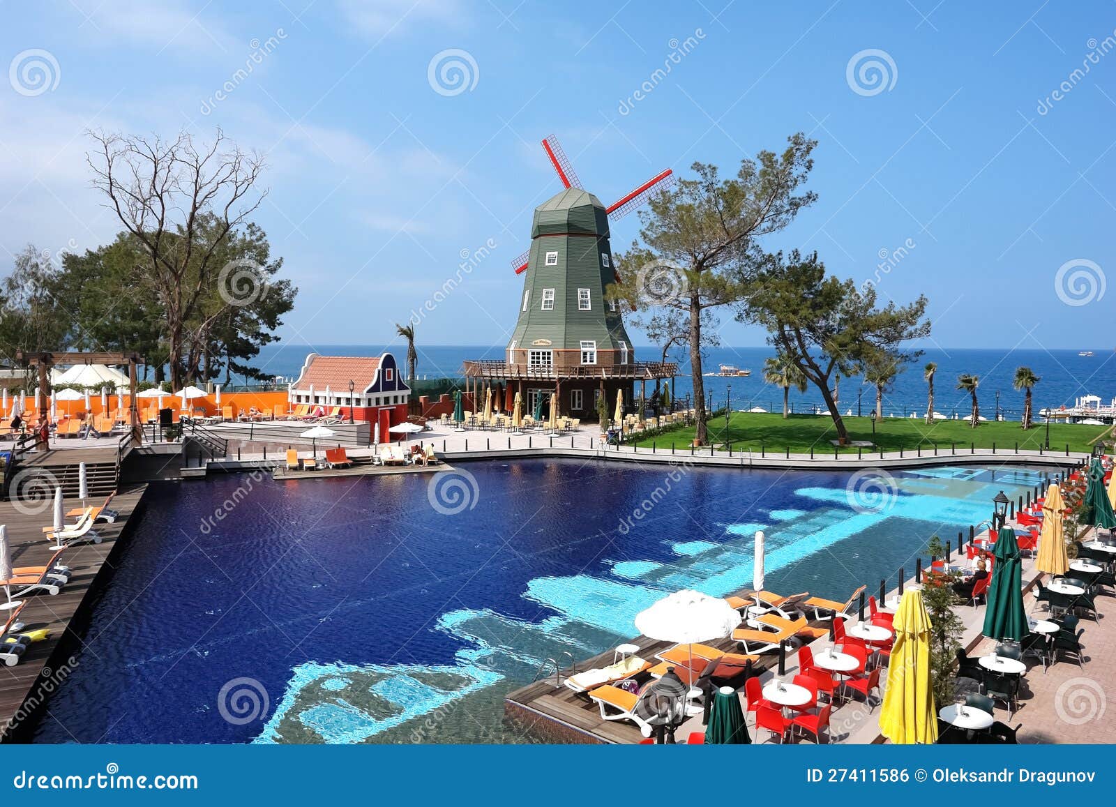 The Windmill in Turkish Hotel Editorial Photo - Image of palace, travel ...