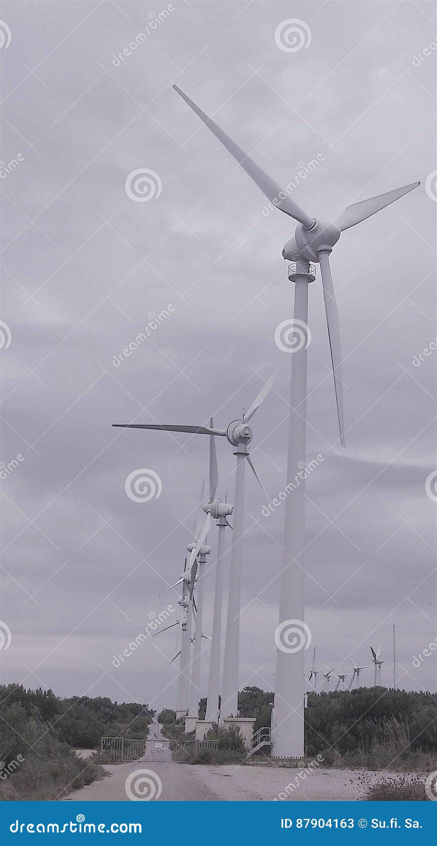 Old Windmill. View Of Wooden Wings Of Windmill From Below Against The ...