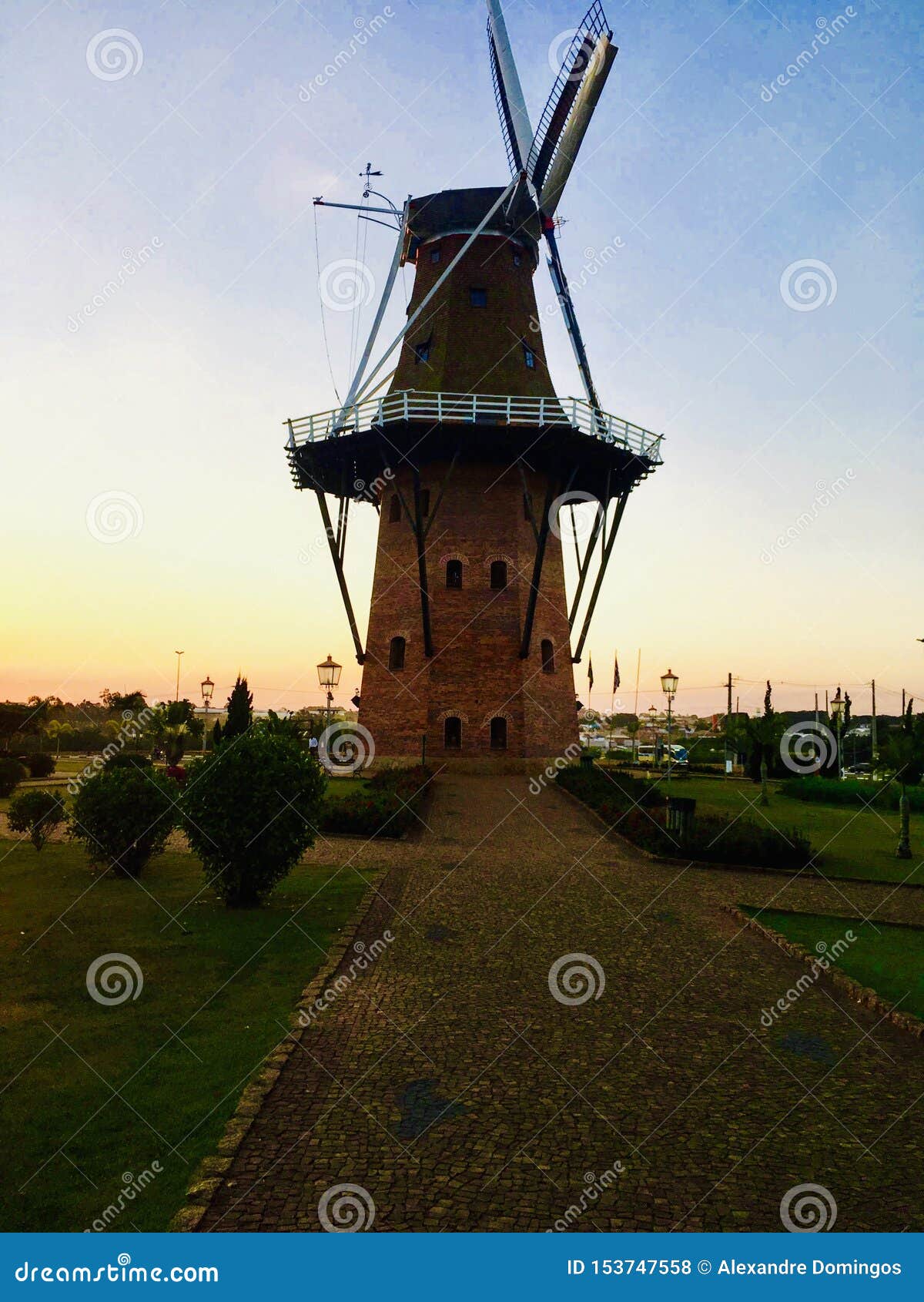 Windmill stock photo. Image of landscape, windmill, view - 153747558