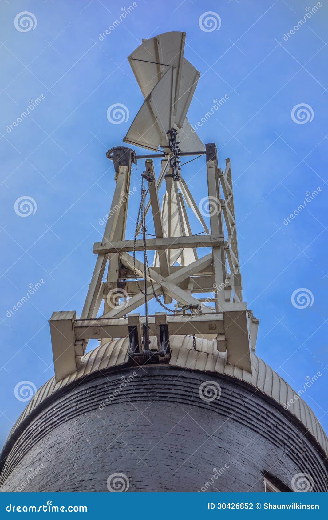 Windmill stock photo. Image of wind, blade, axle, architecture - 30426852