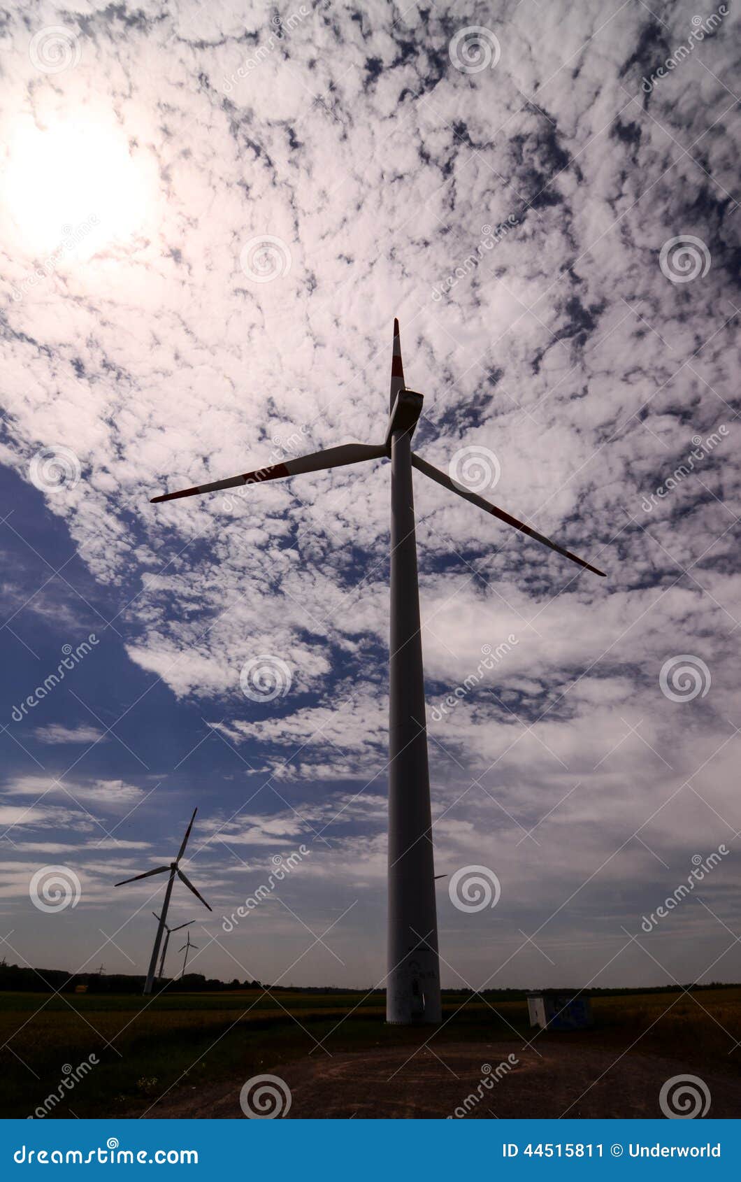 Windmill Wind Turbine stock image. Image of electric - 44515811