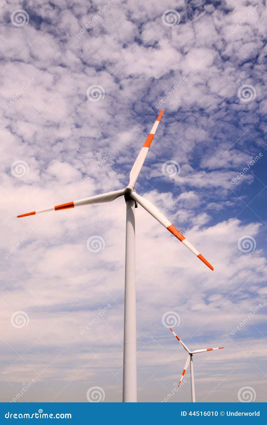 Windmill Wind Turbine stock photo. Image of electric - 44516010