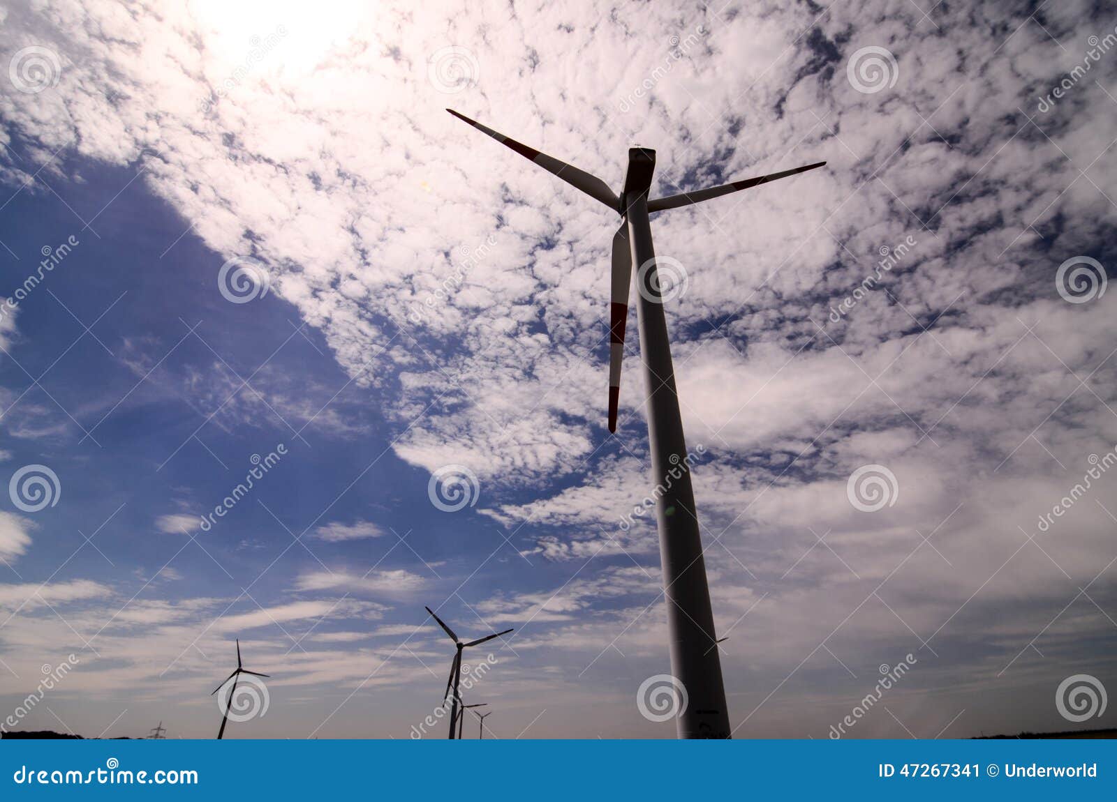 Windmill Wind Turbine stock image. Image of ecological - 47267341