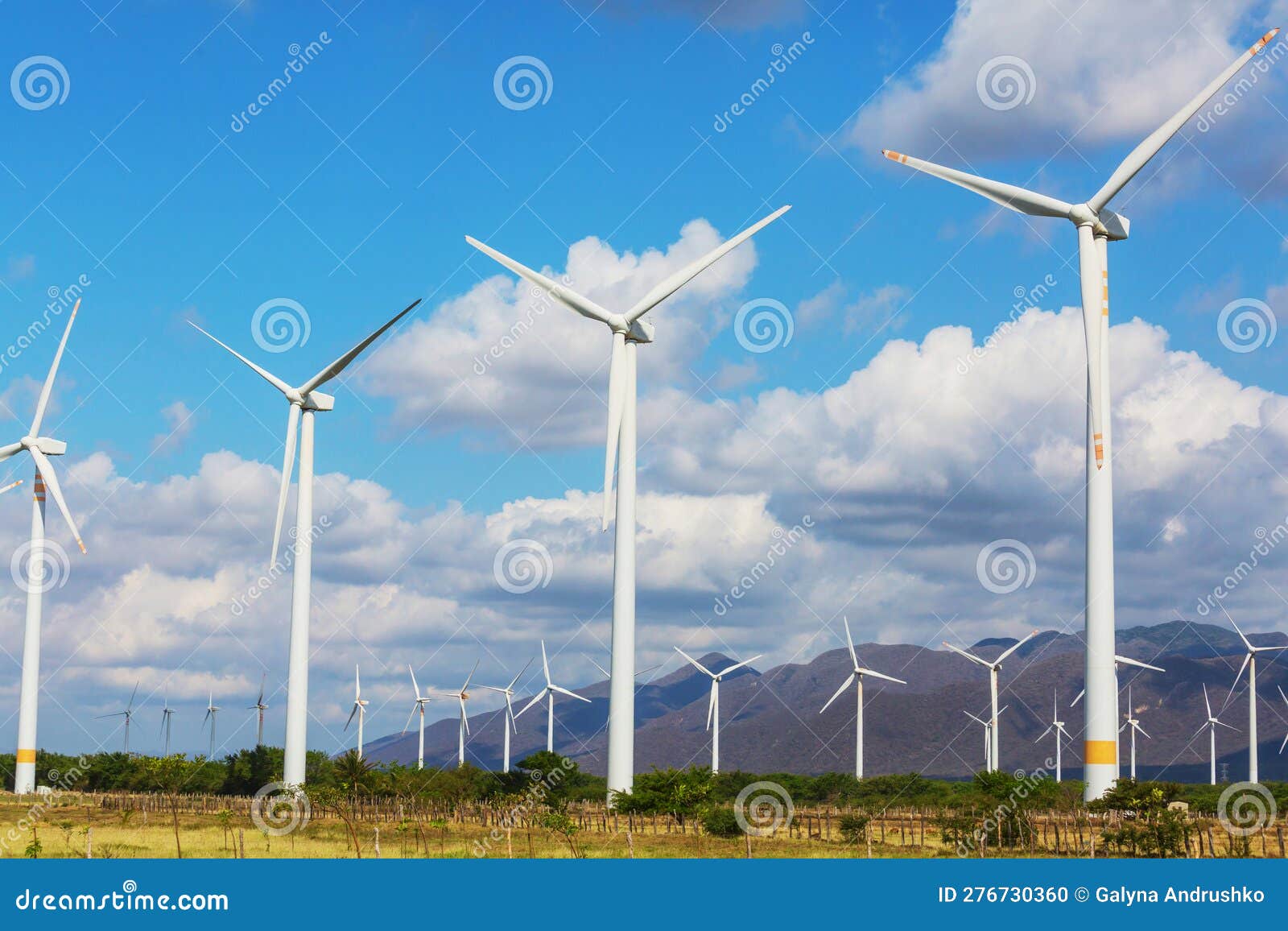 Windmill stock photo. Image of environment, energy, landscape - 276730360