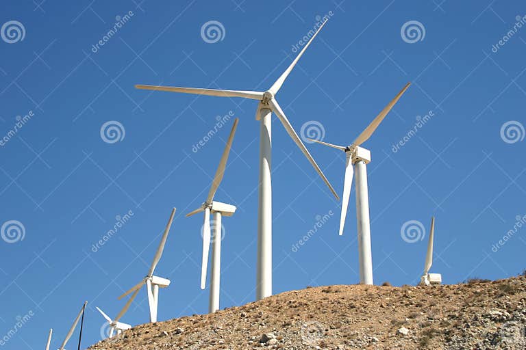 Windmills stock photo. Image of electricity, farm, windmill - 20054