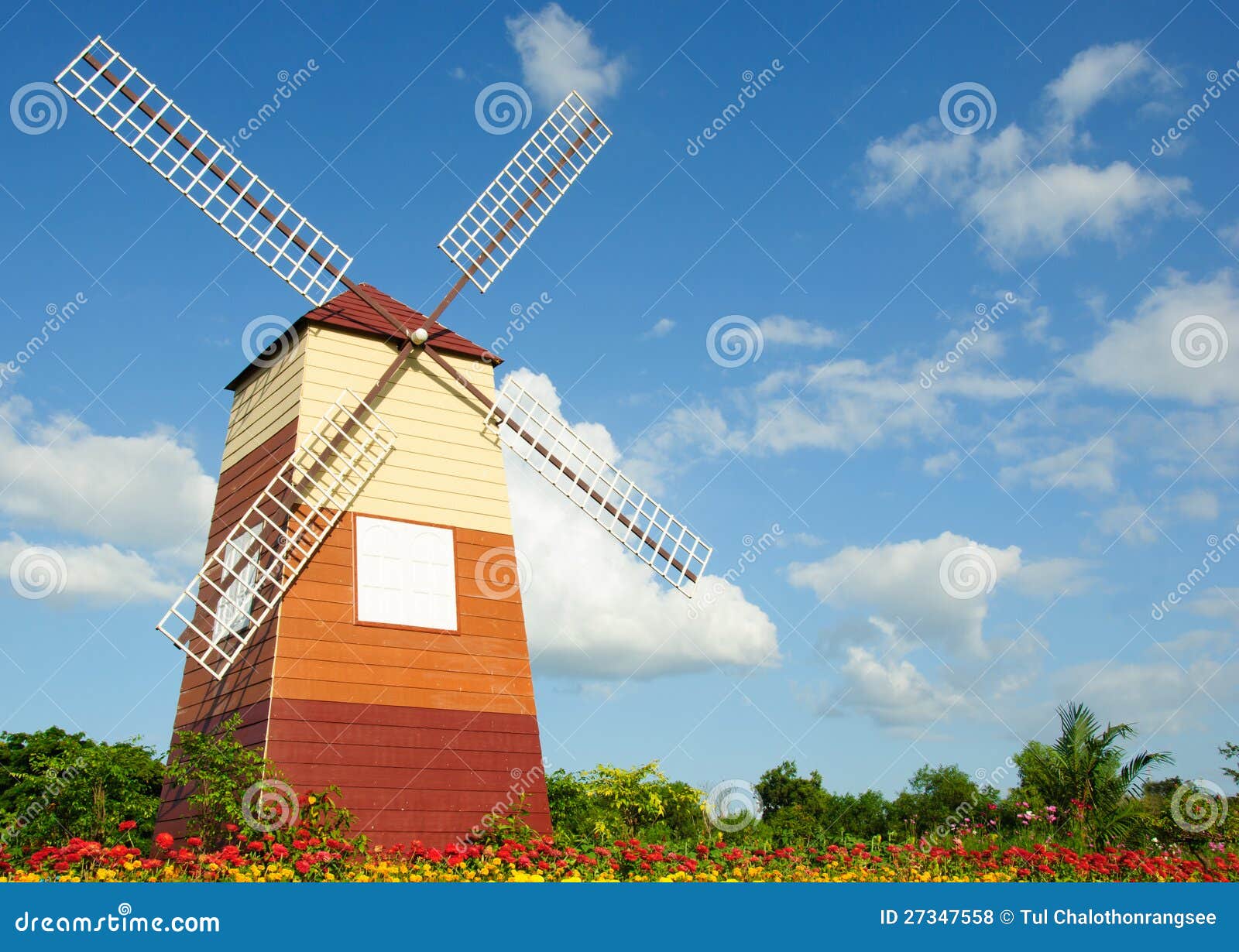 Windmills stock photo. Image of landscape, beautiful - 27347558