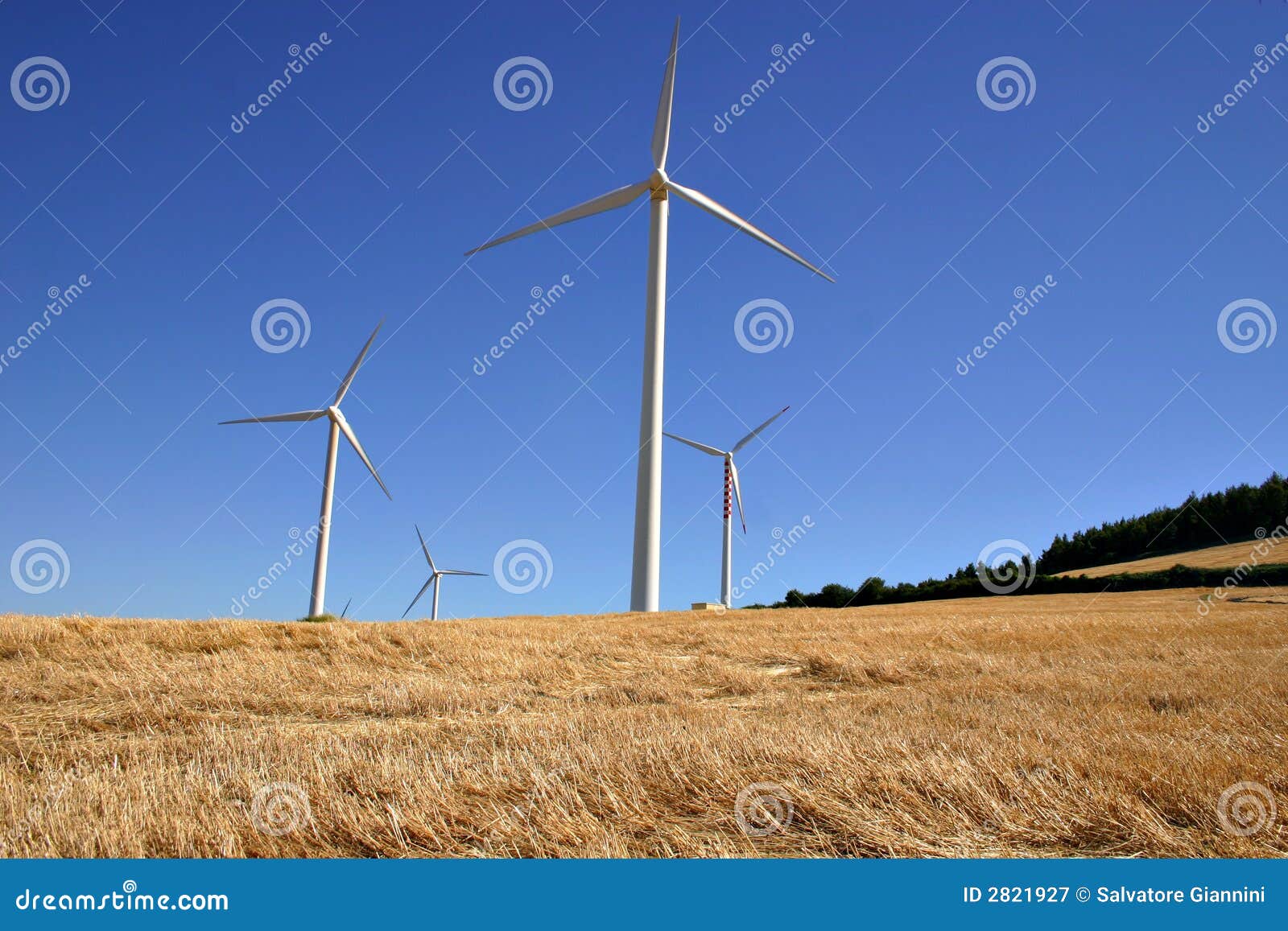 Windmills stock image. Image of meadow, wind, field, mills - 2821927