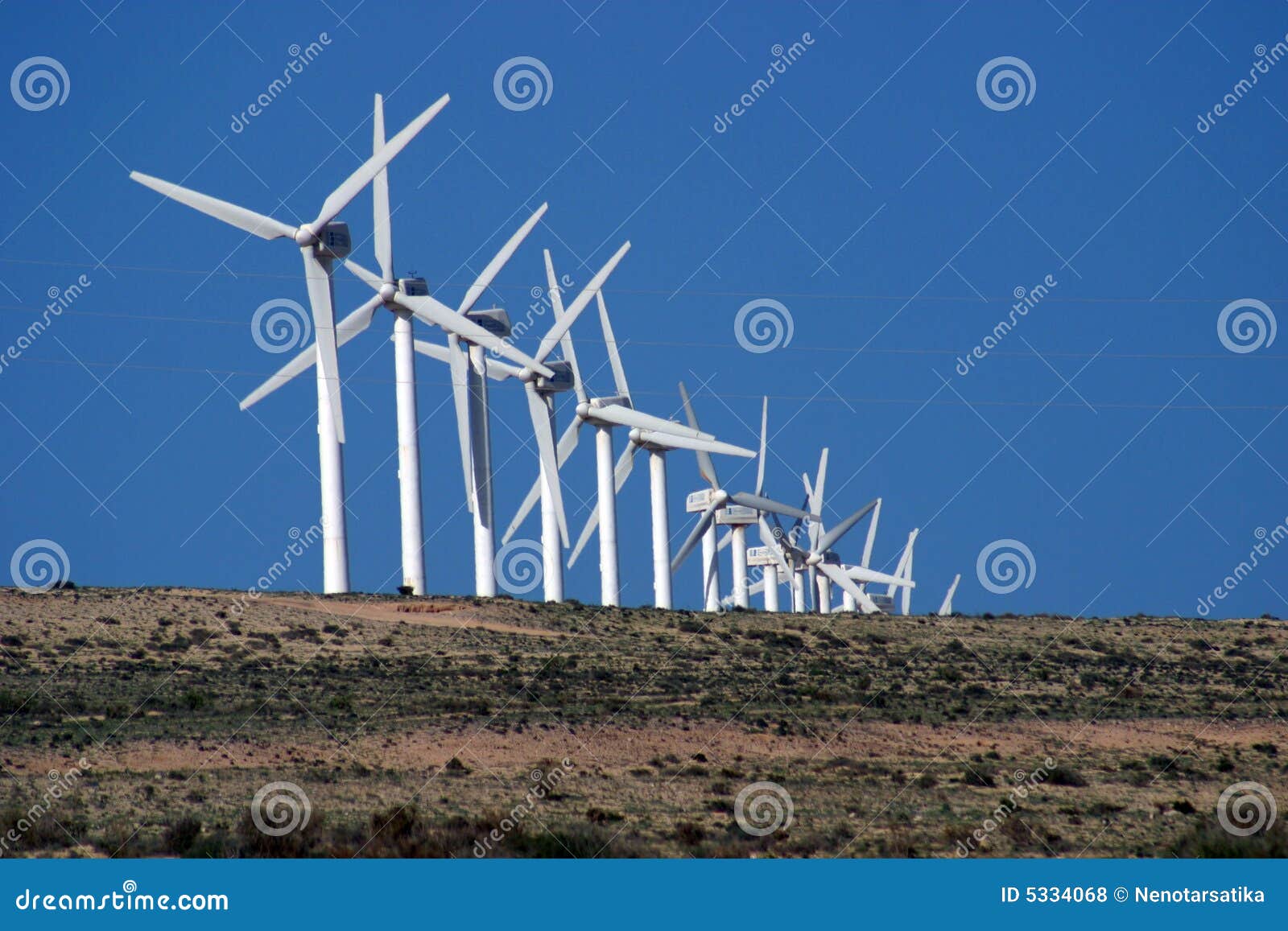 Windmills stock photo. Image of huge, metalic, canary - 5334068