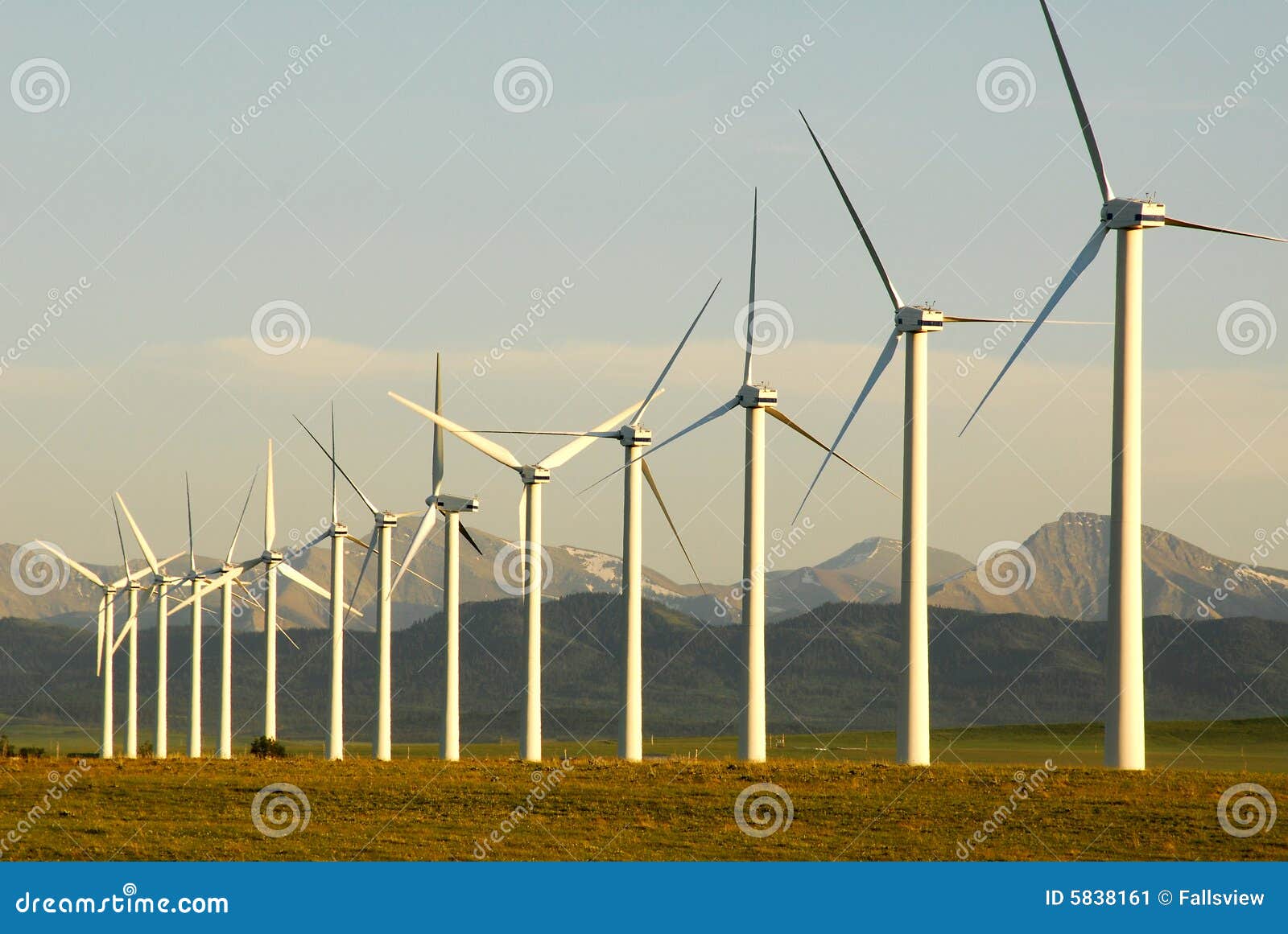 Windmills stock image. Image of efficiency, efficient - 5838161
