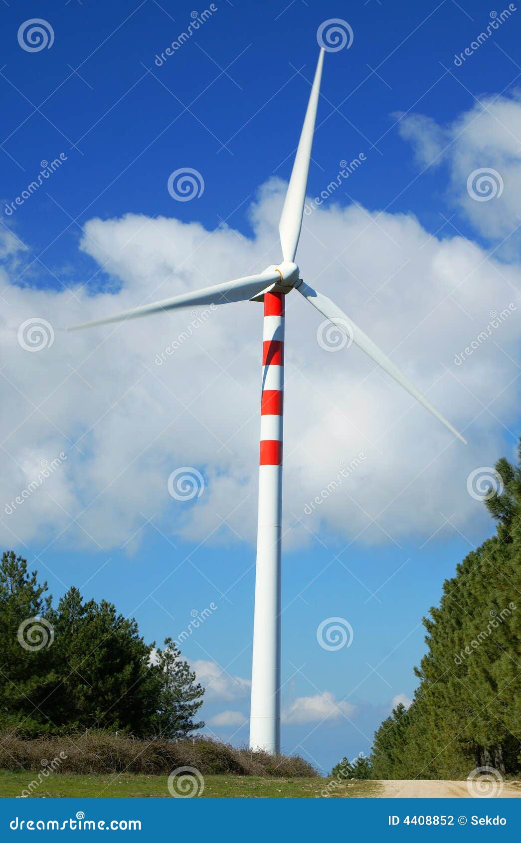 Windmills, Eolic. stock photo. Image of electricity, ecology - 4408852