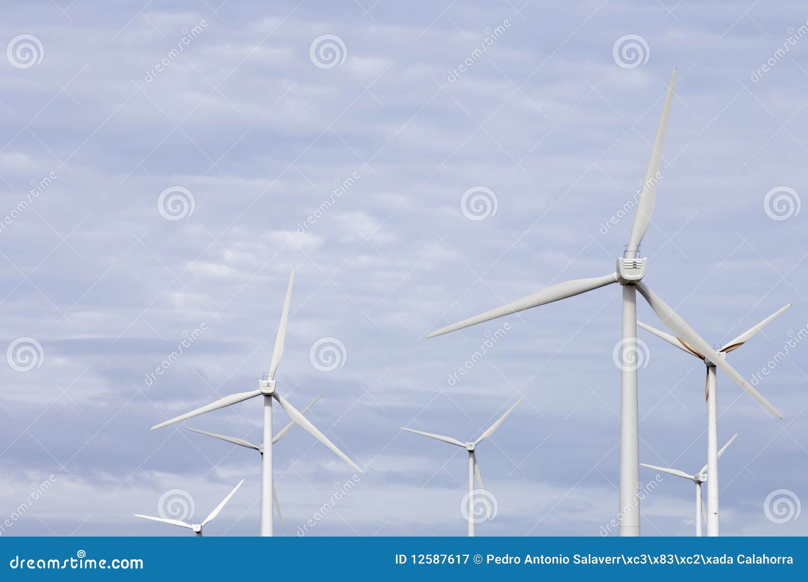 Windmills group stock image. Image of greenhouse, effect - 12587617