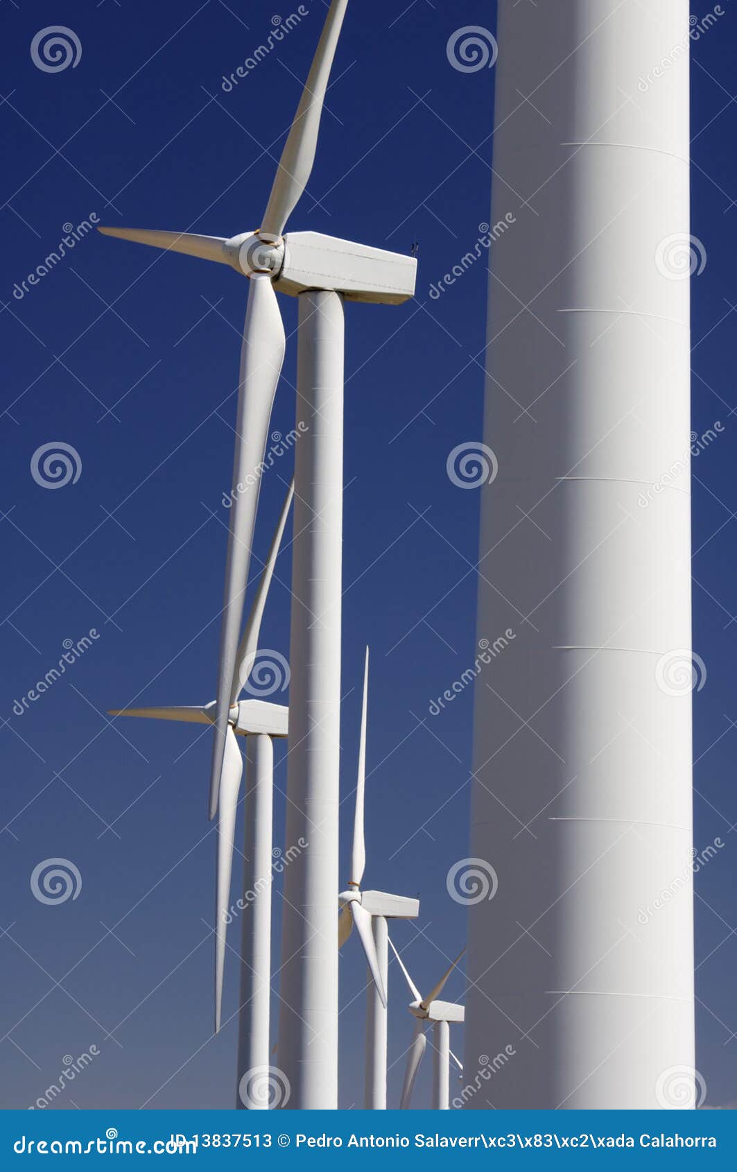 Windmills group stock image. Image of mill, generators - 13837513